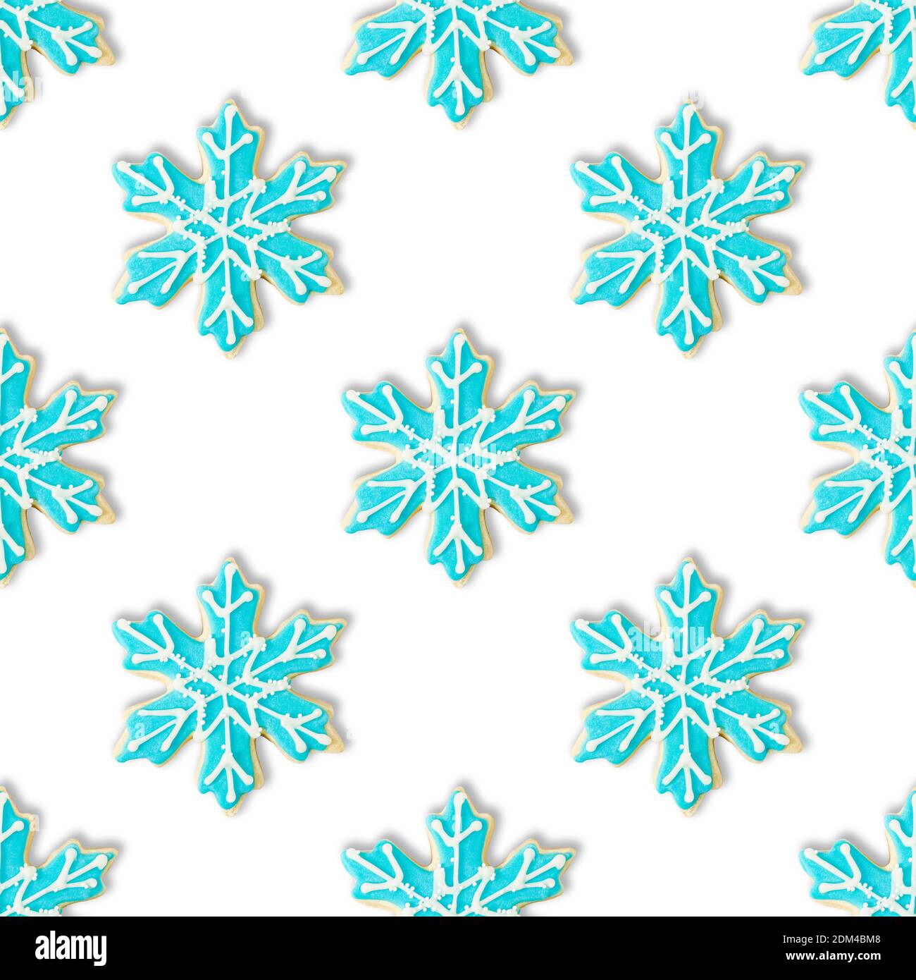 Snowflake: Christmas Cookie Repeating Pattern Background Wallpaper ...