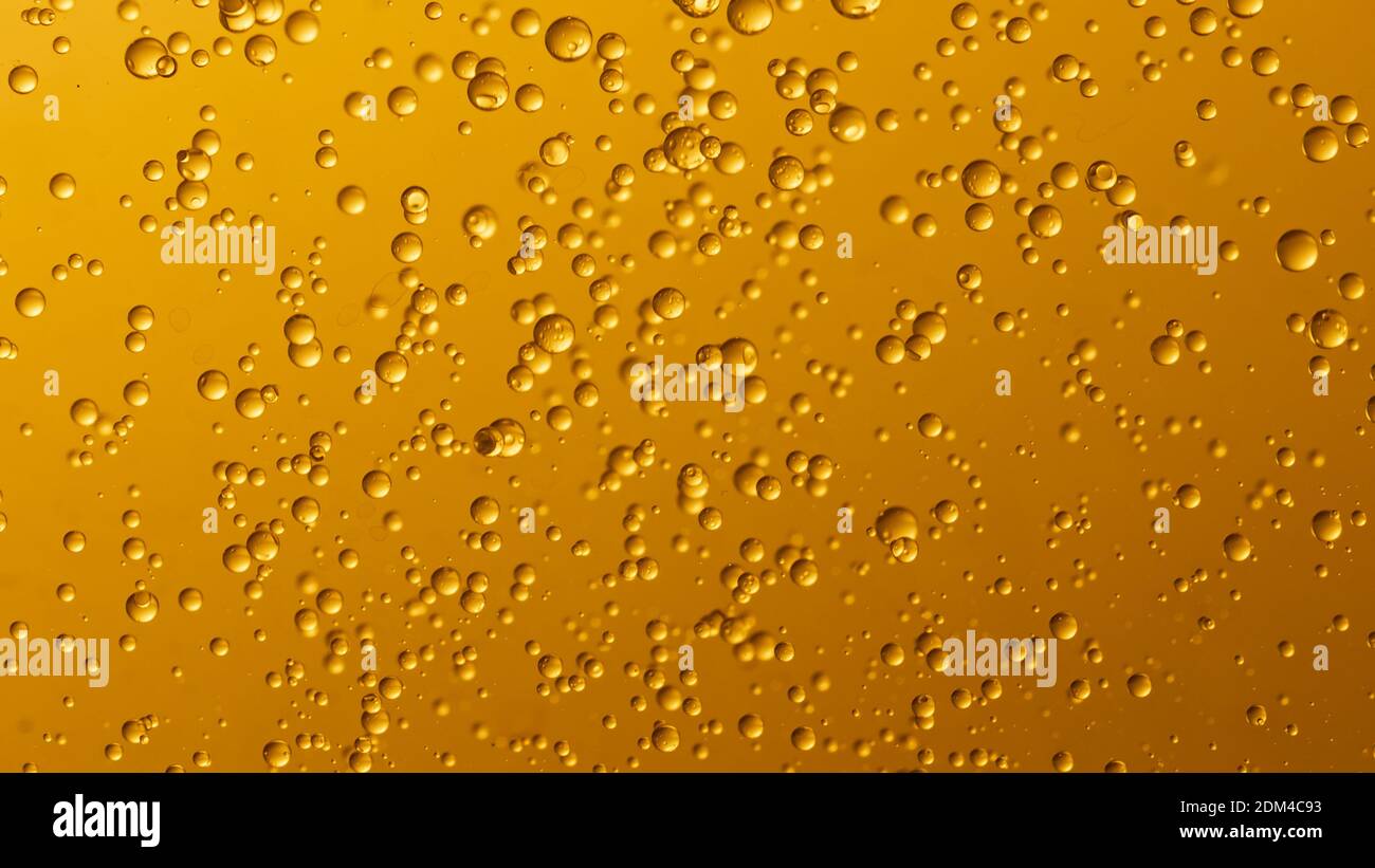 A closeup shot of the bubbles in an oily liquid Stock Photo - Alamy