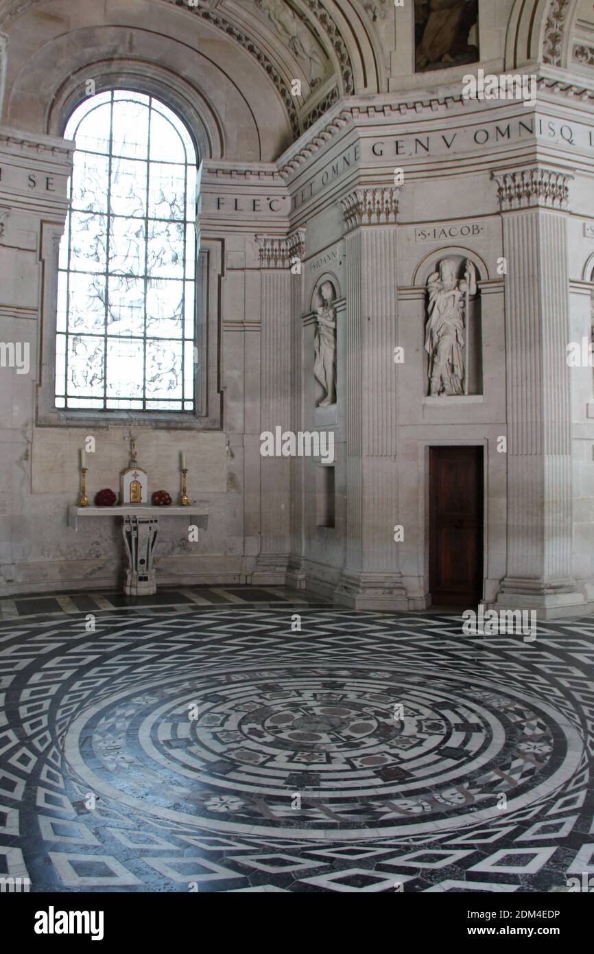 the renaissance chapel of a castle in anet in france Stock Photo - Alamy