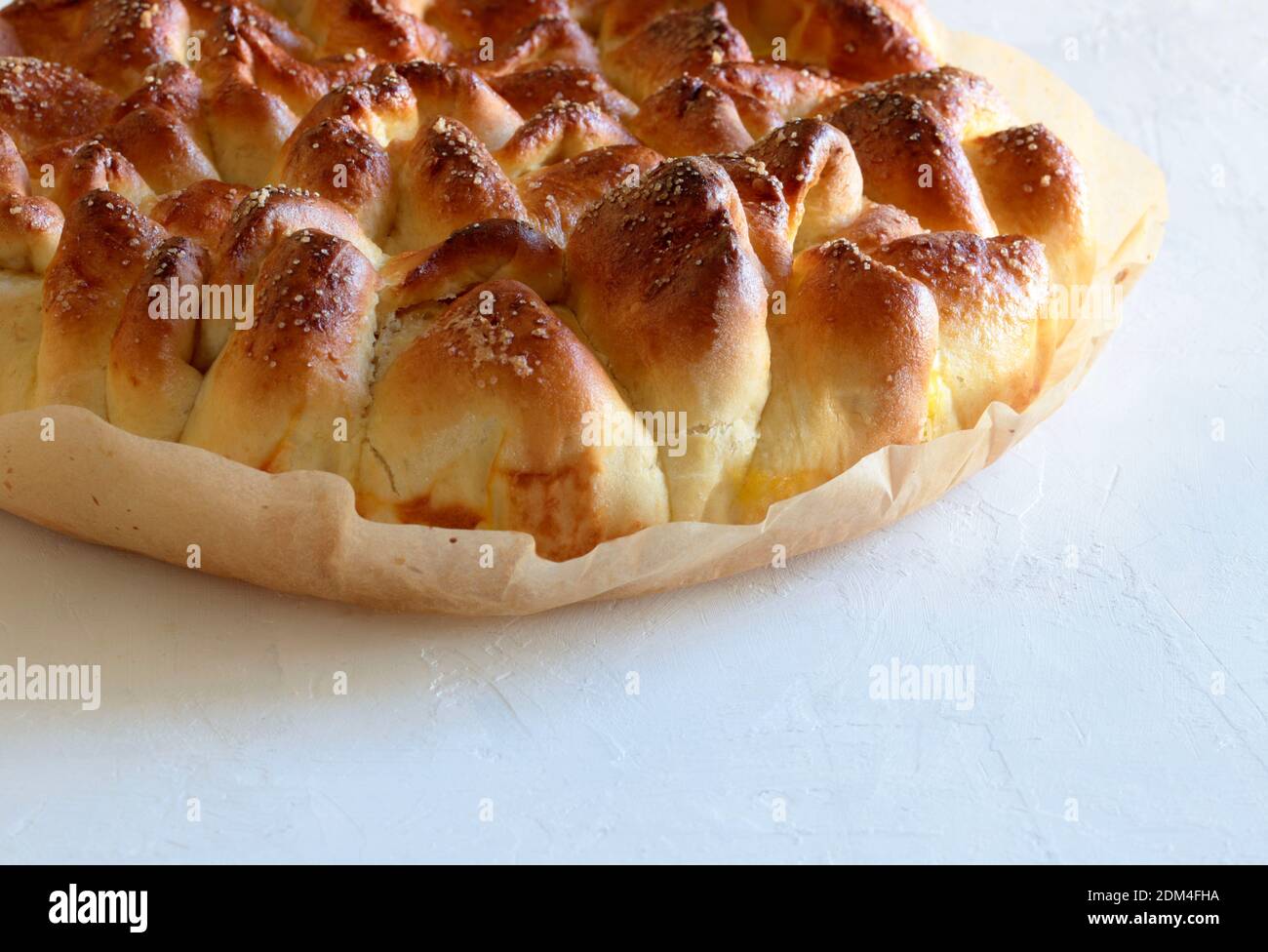 Homemade baking. Homemade traditional Romanian sweets with cheese ...