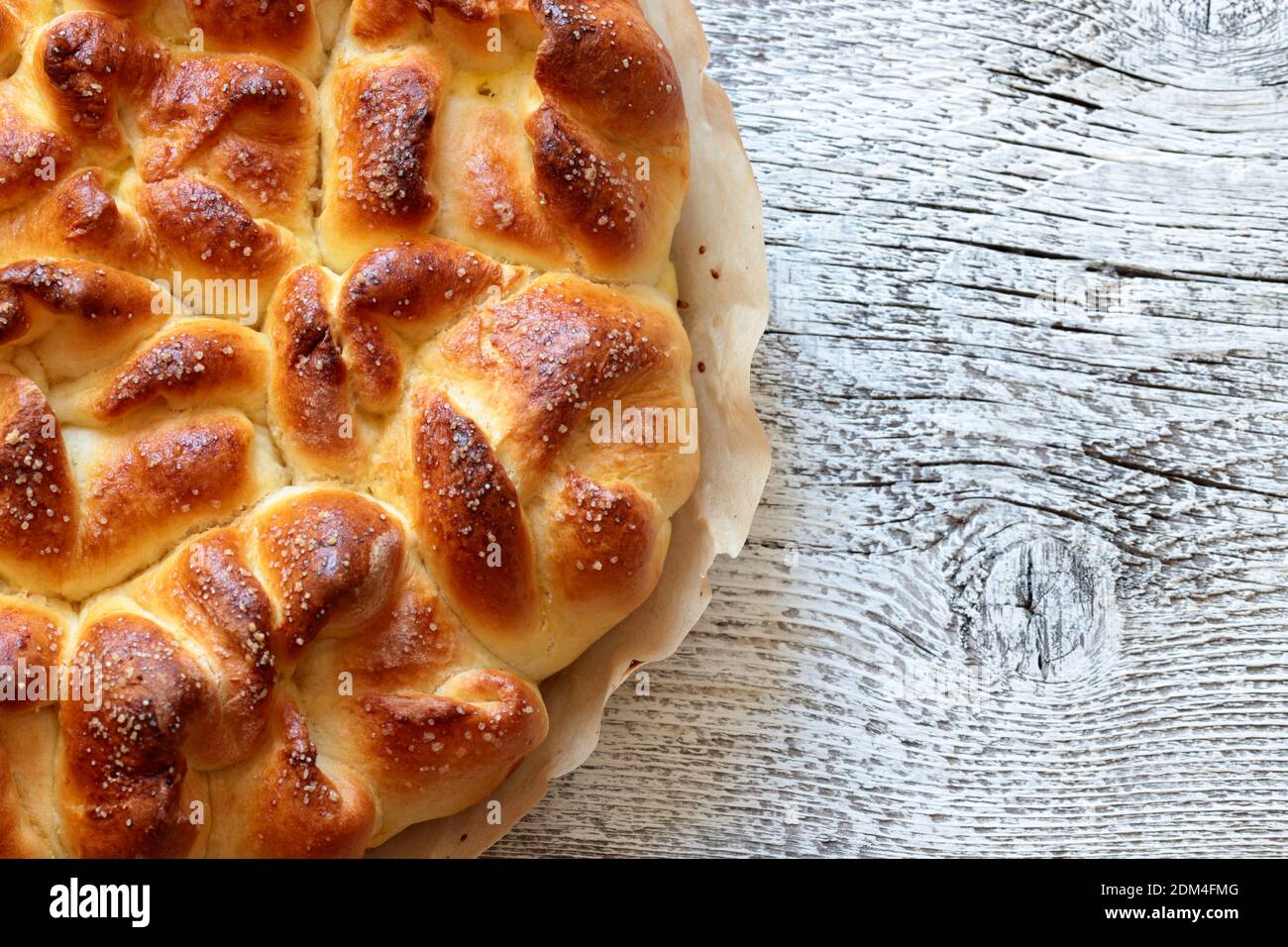 Homemade baking. Homemade traditional Romanian sweets with cheese ...