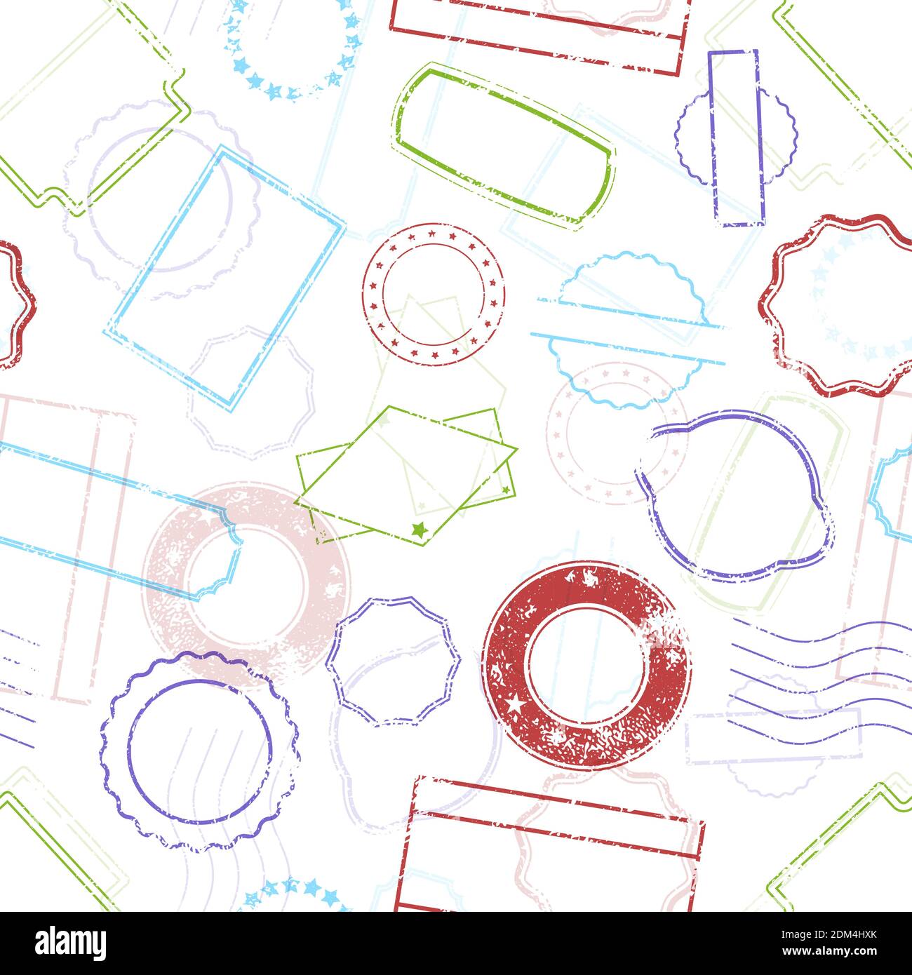 Ink stamp border hi-res stock photography and images - Alamy