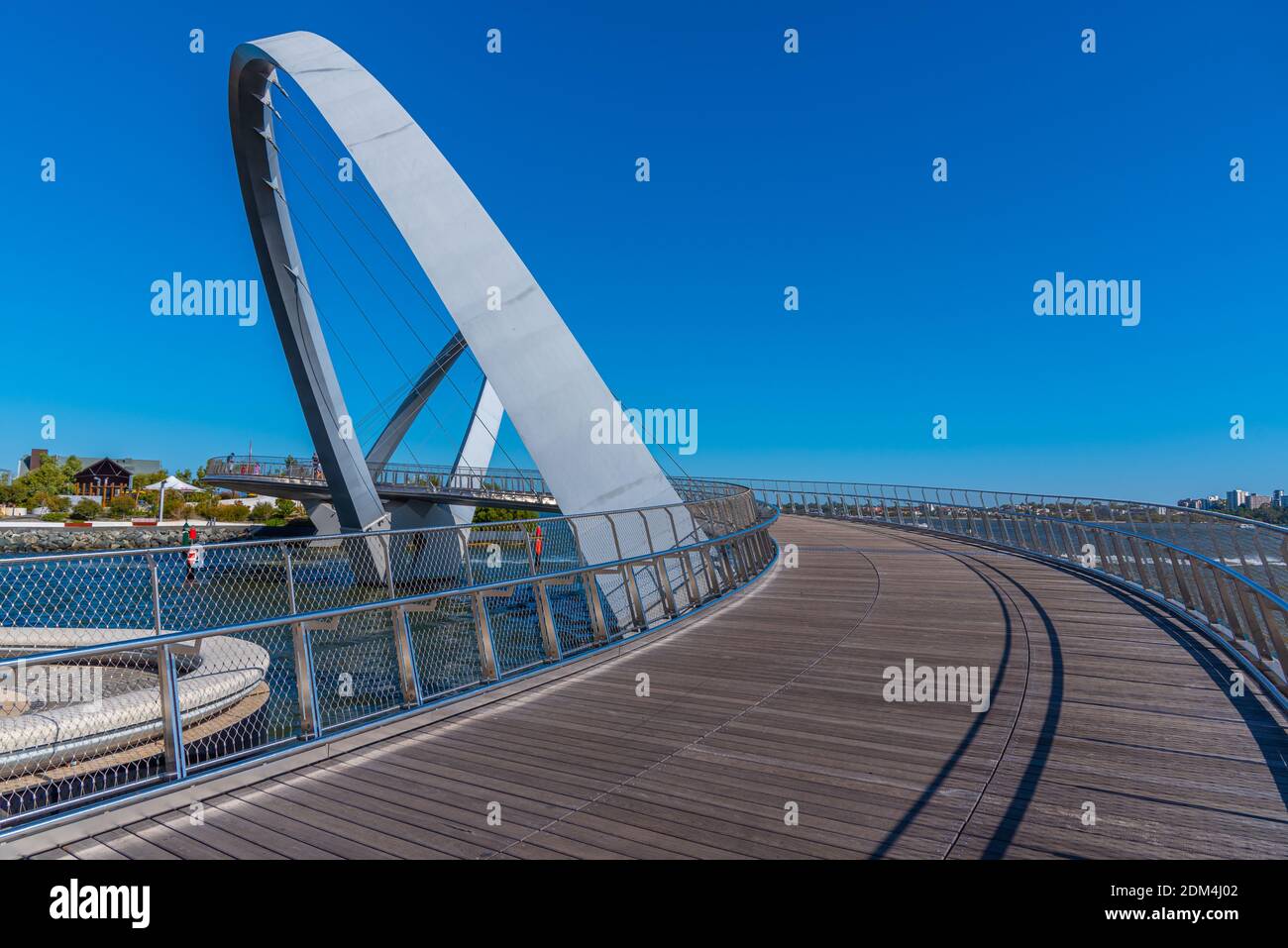 Elizabeth Quay Bridge in Perth, Australia Stock Photo - Alamy
