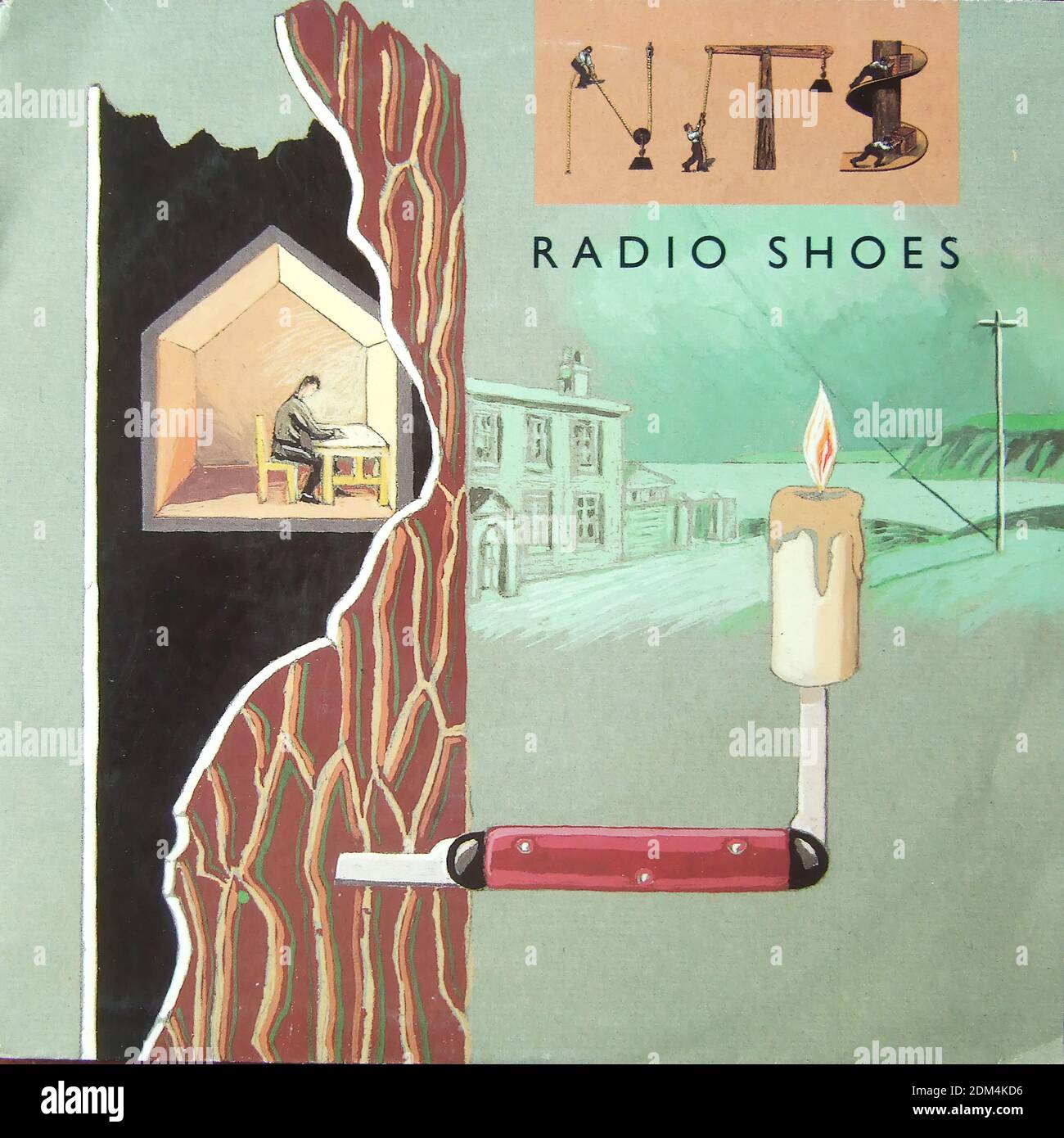 Nits - Radio Shoes - Vintage vinyl album cover Stock Photo - Alamy