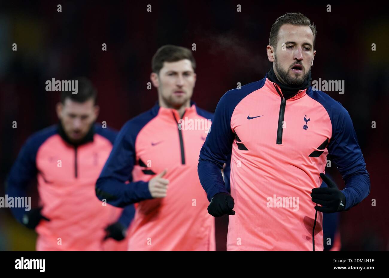 Tottenham Hotspur's Harry Kane ahead of the Premier League match at ...