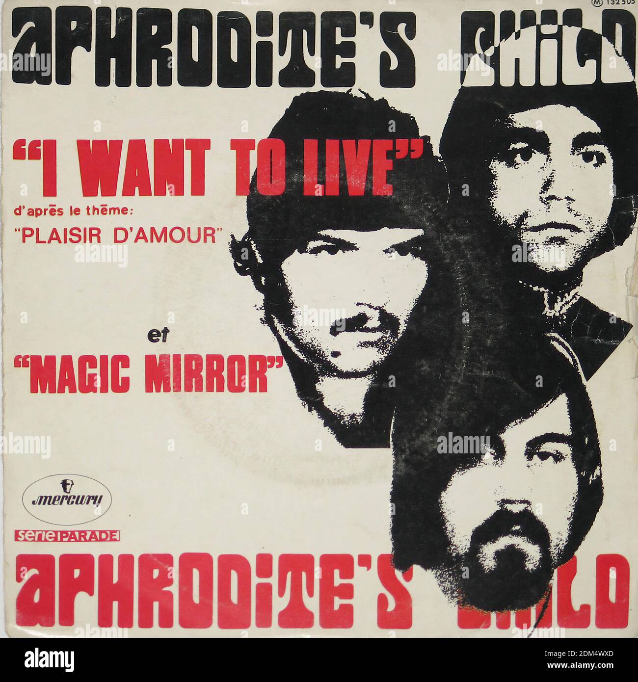 APHRODITE'S CHILD I WANT TO LIVE MAGIC MIRROR - Vintage Vinyl Record ...