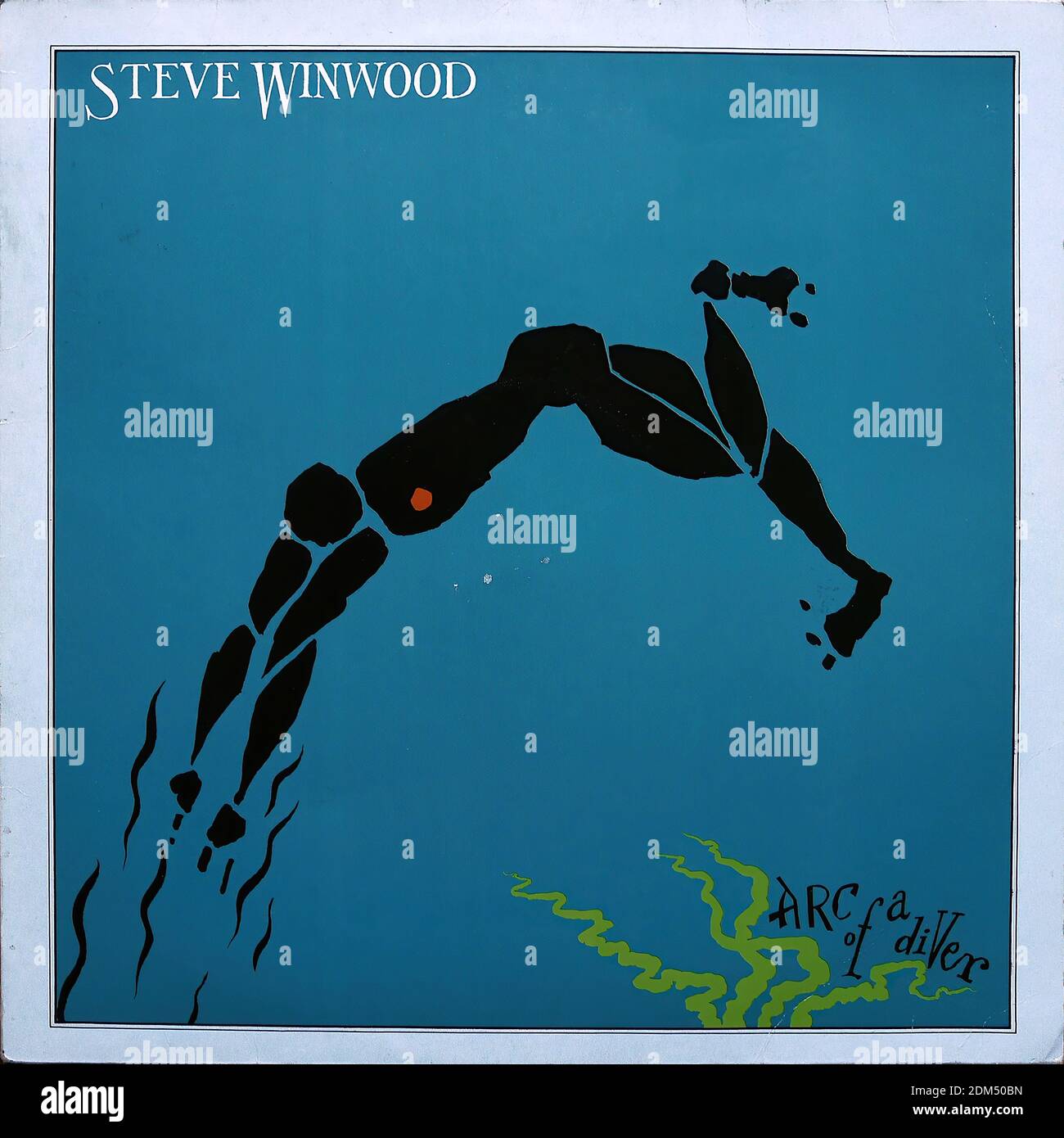 Steve Winwood ‎– Arc Of A Diver, 1980 - Vintage vinyl album cover Stock ...