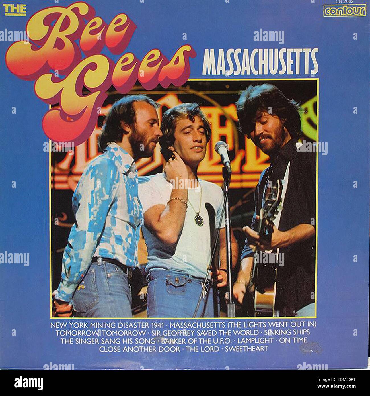 BEE GEES MASSACHUSETTS 12 LP - Vintage Vinyl Record Cover Stock Photo ...