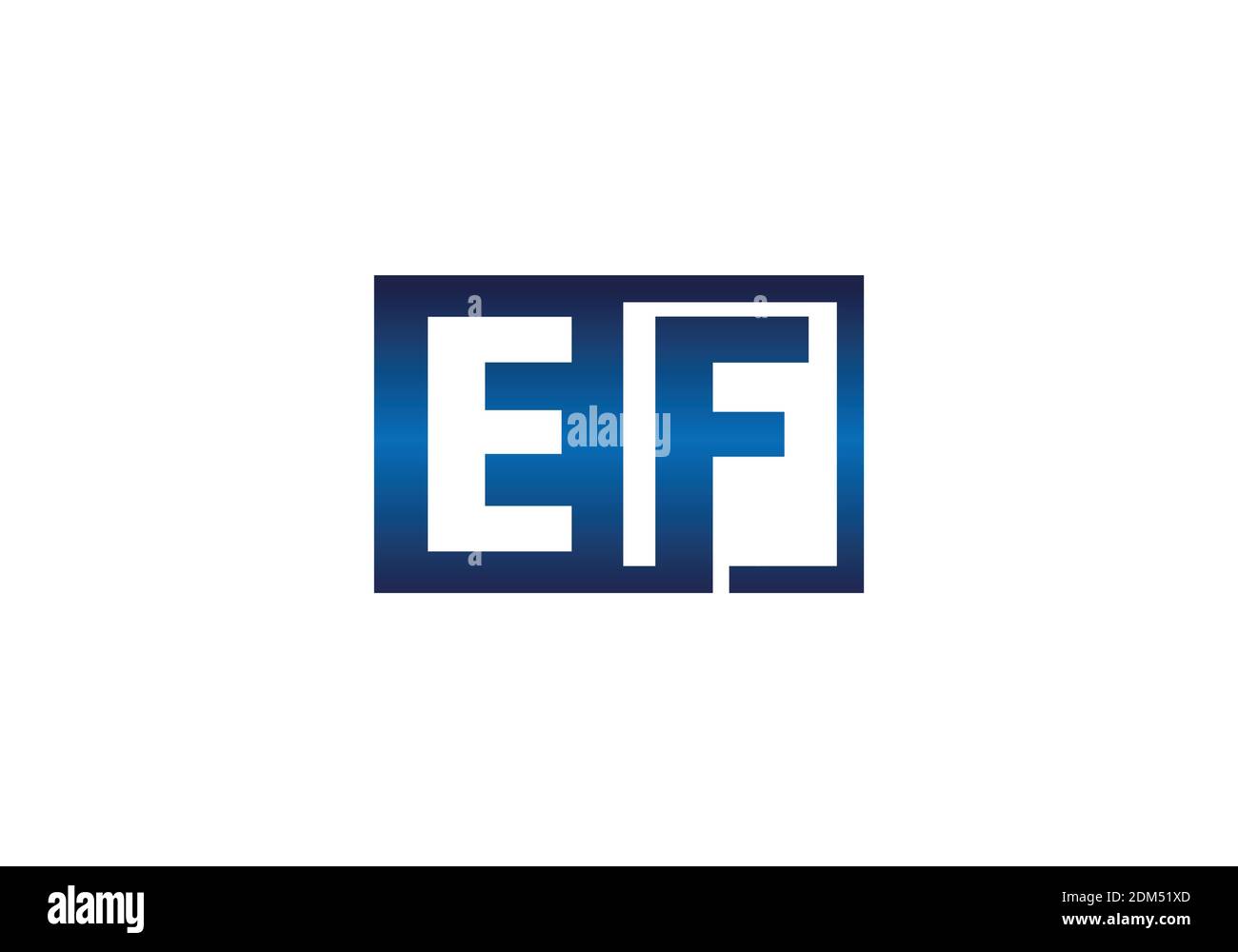 Letter e f logo hi-res stock photography and images - Alamy