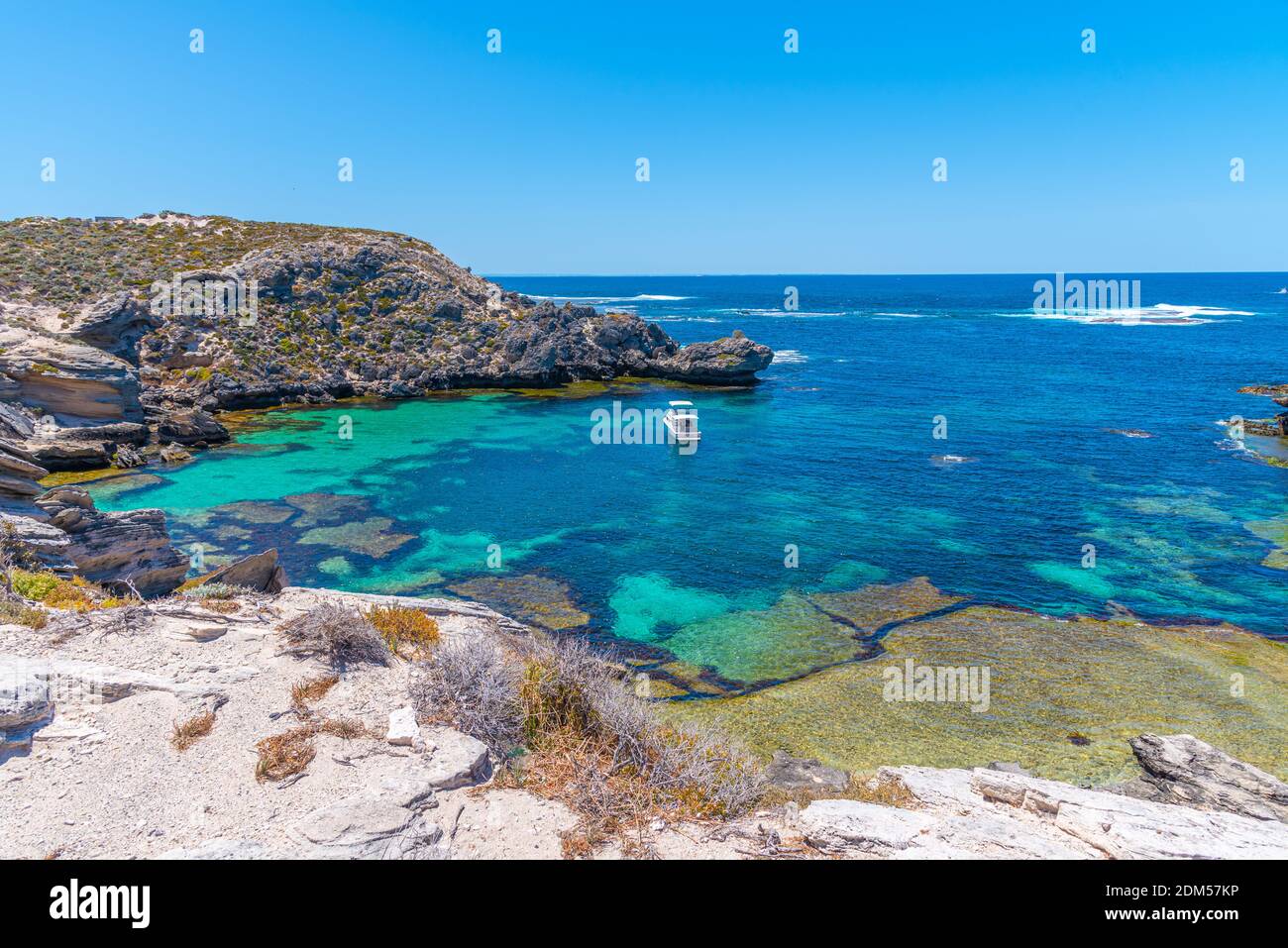 Fish hook bay at Rottnest island in Australia Stock Photo - Alamy