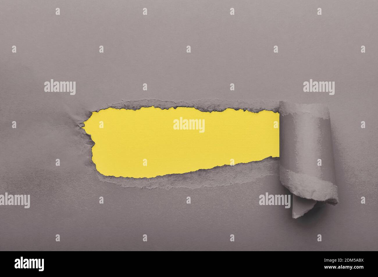 Yellow Torn Paper Ripped Edge High Resolution Stock Photography and ...