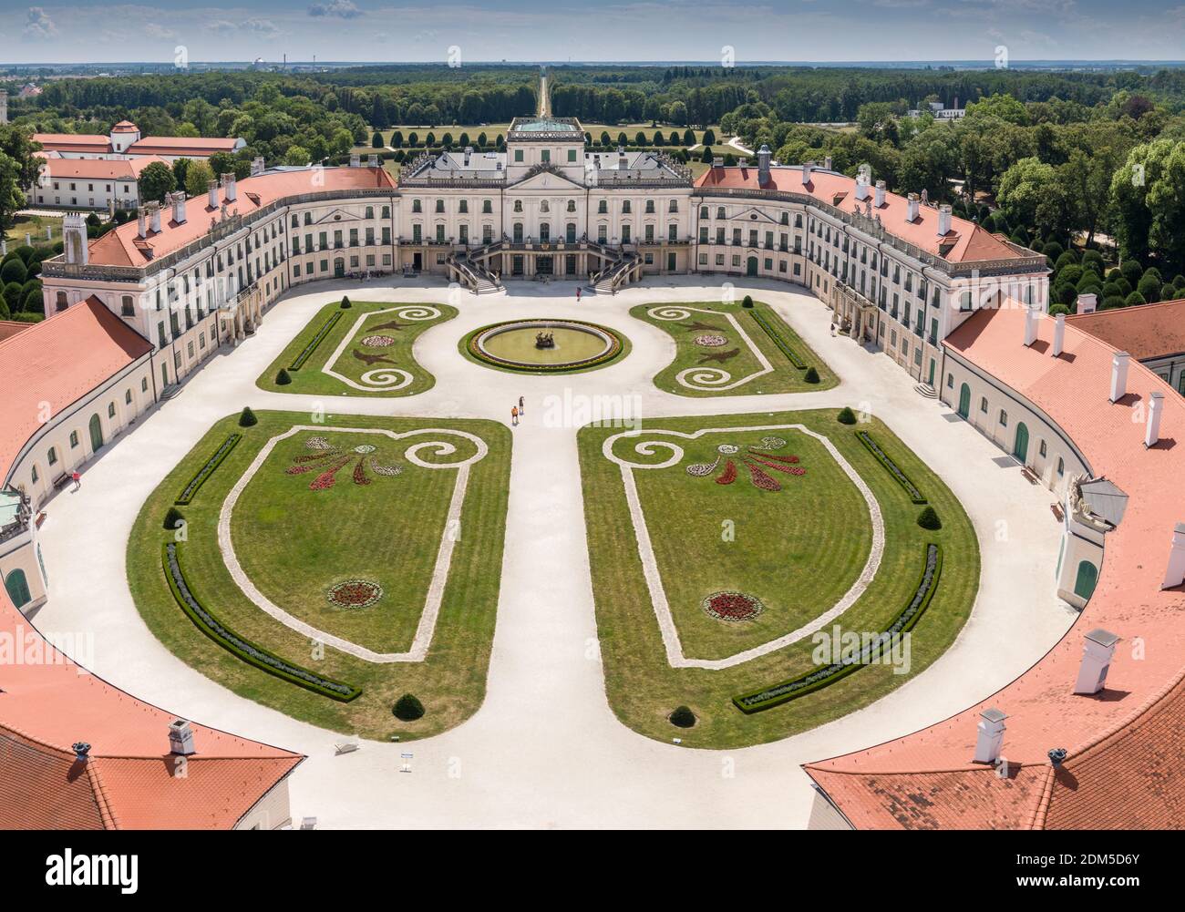 Beautiful Eszterhazy Castle in Fertod, Hungary Stock Photo - Alamy