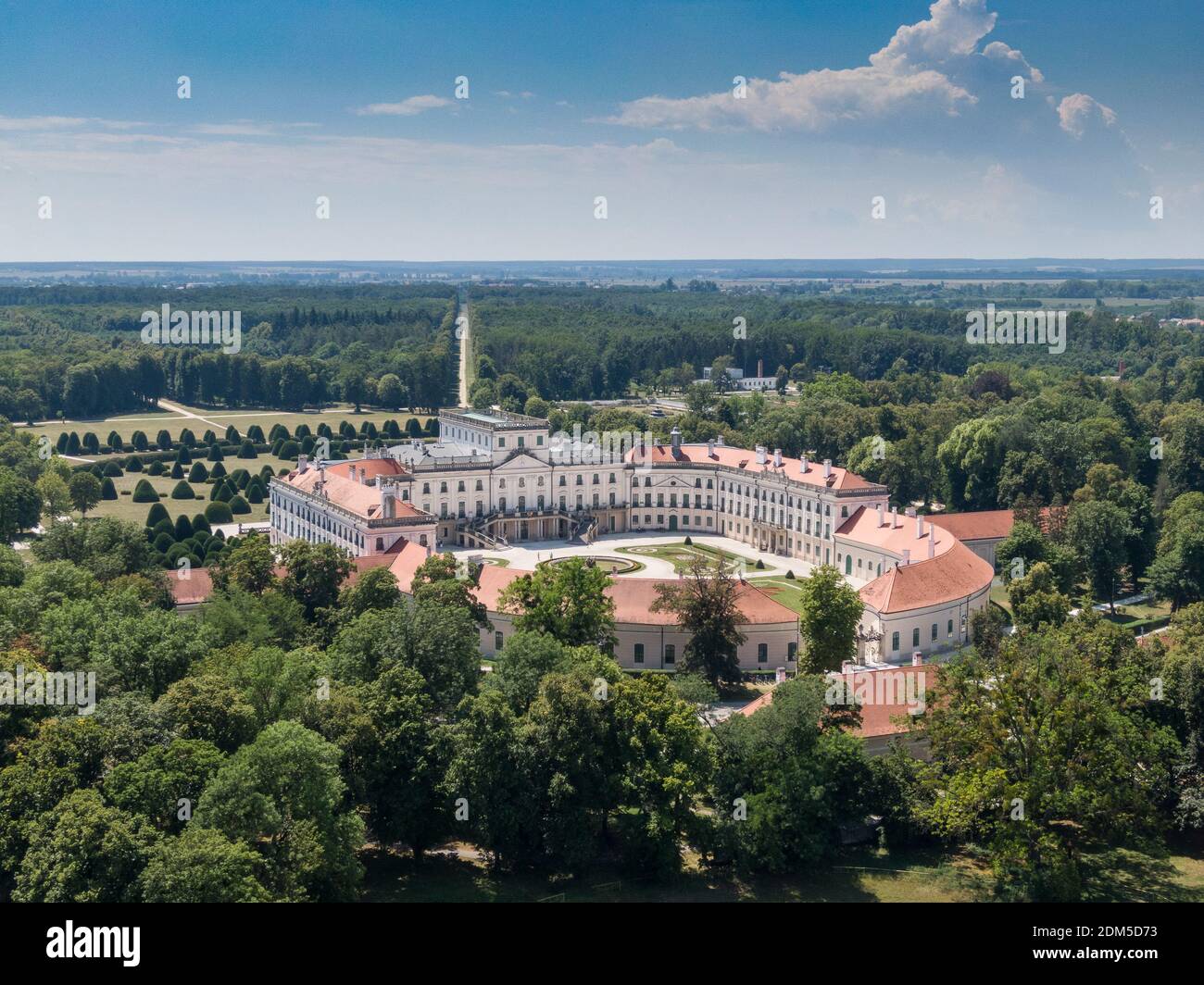 Beautiful Eszterhazy Castle in Fertod, Hungary Stock Photo - Alamy