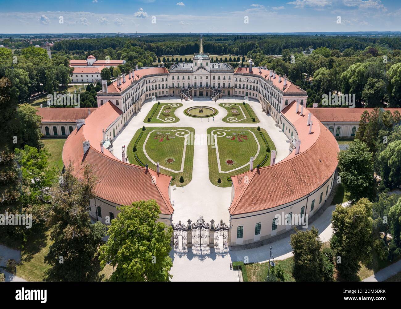 Beautiful Eszterhazy Castle in Fertod, Hungary Stock Photo - Alamy