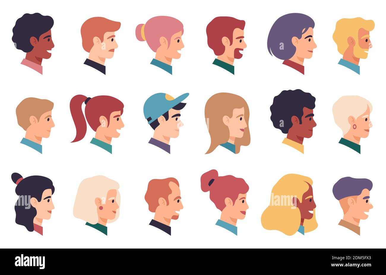 Male Model Faces Profile