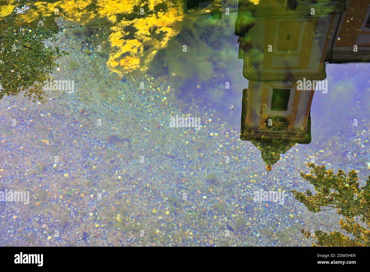 The source of the Danube is a sight of the city of Donaueschingen Stock ...