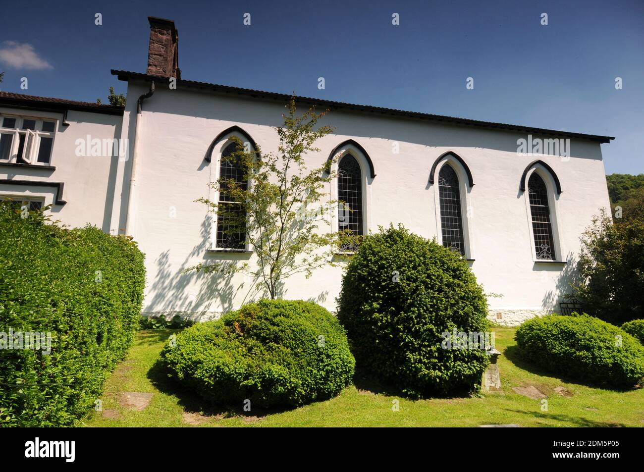 The Moravian church at Brockweir in the Wye Valley, U.K Stock Photo - Alamy