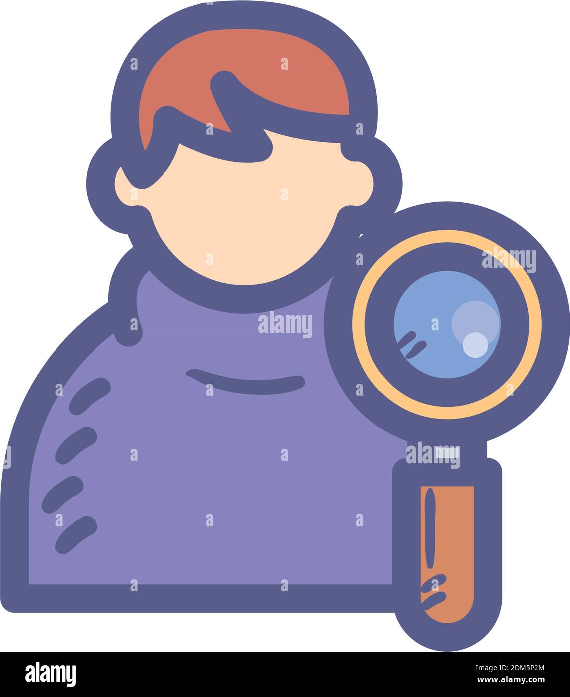man avatar icon with lupe design, Boy male person people human social ...