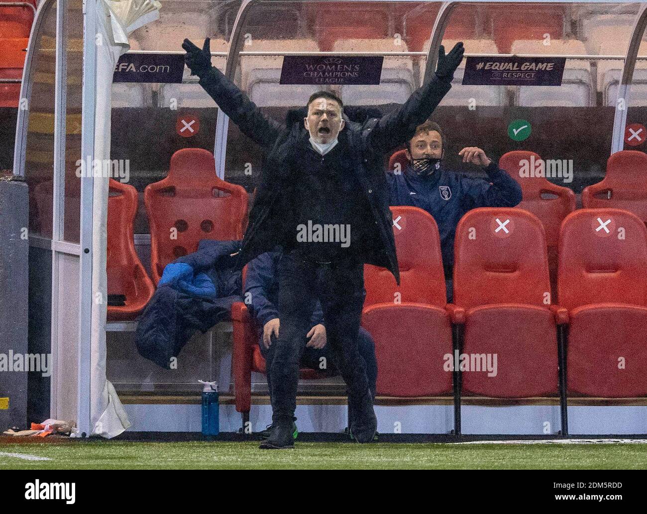 Glasgow City's Scott Booth during the Women's UEFA Champions League ...