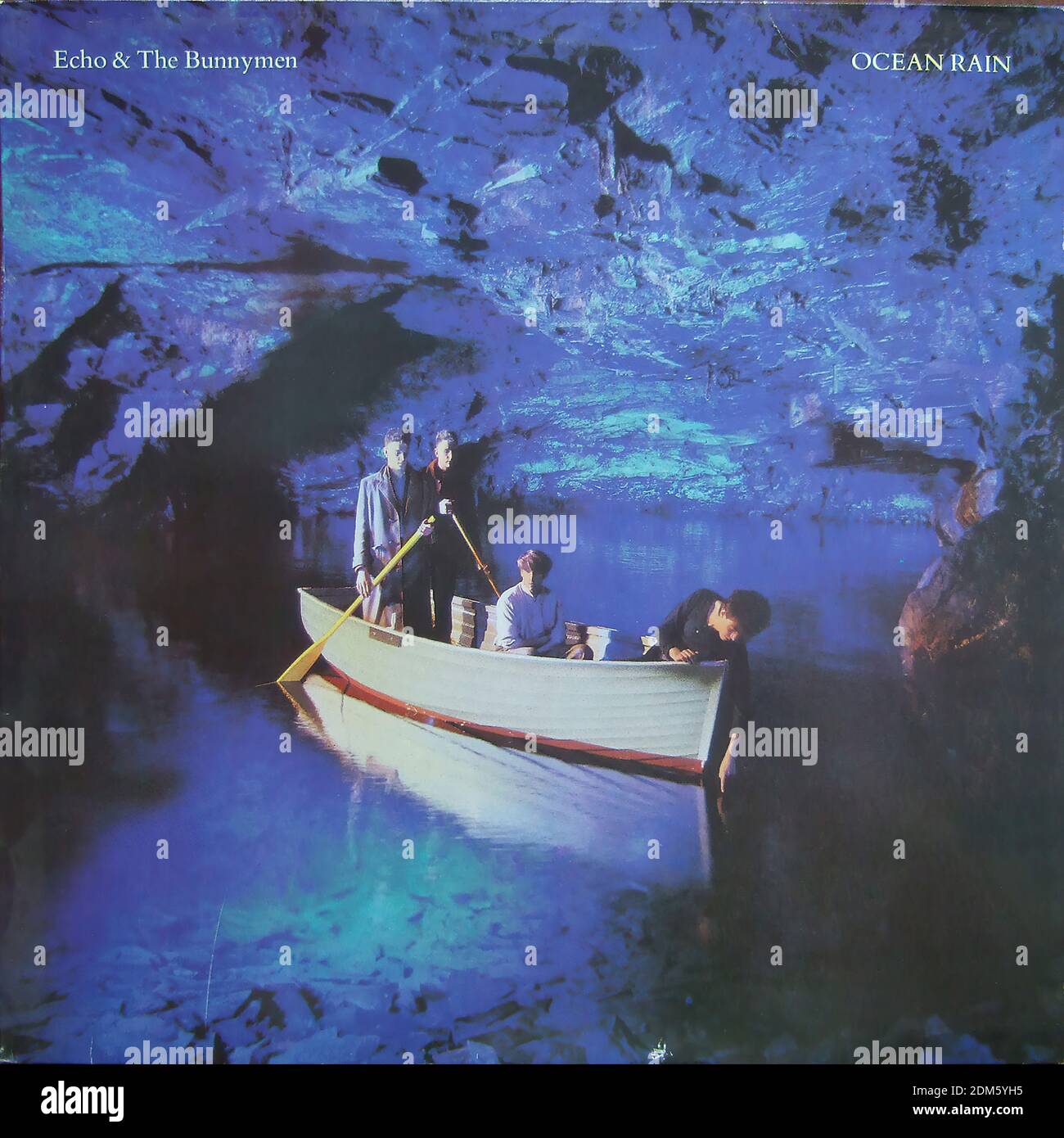 Echo & The Bunnymen ‎– Ocean Rain - Vintage vinyl album cover Stock ...