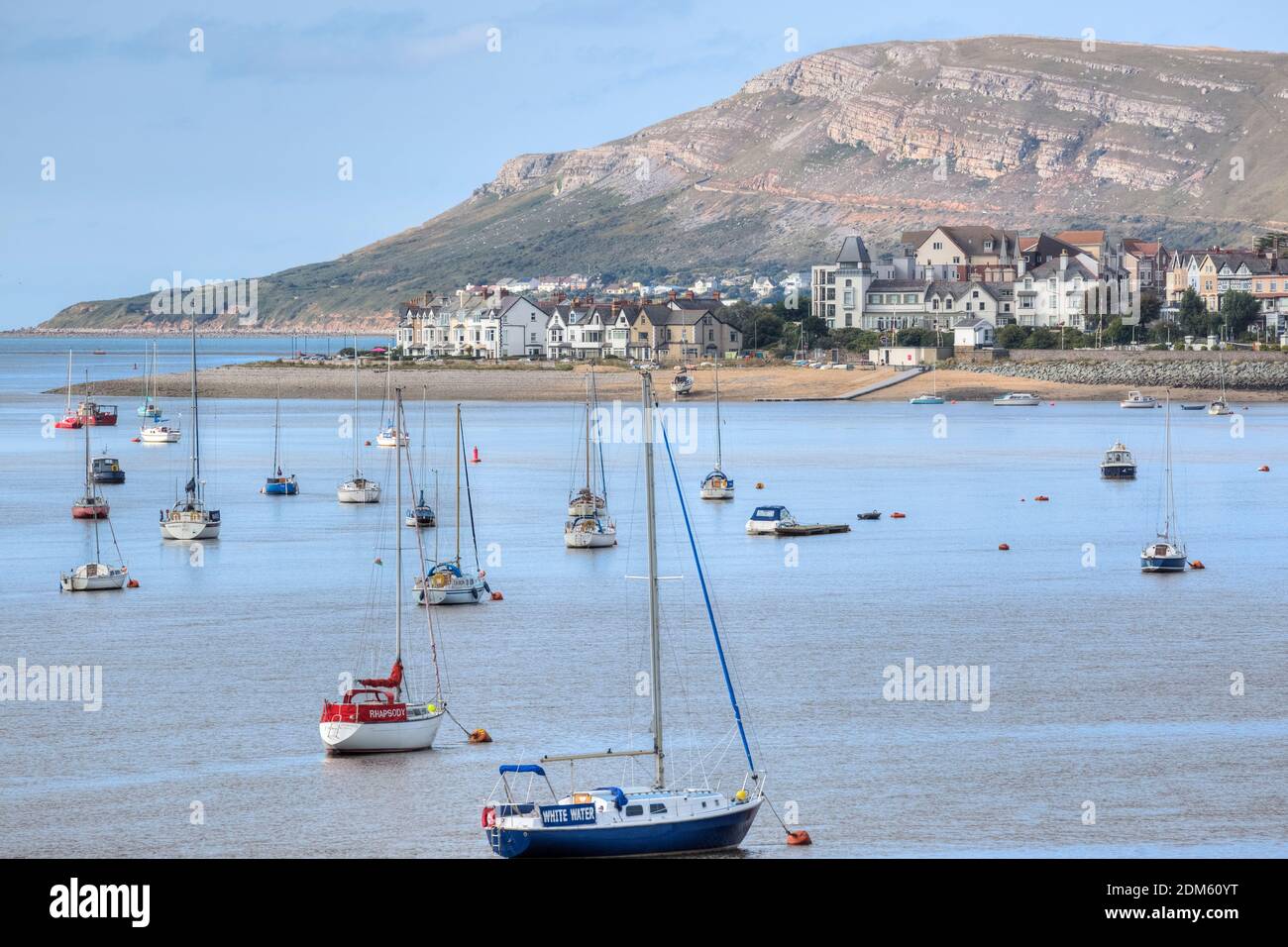 Deganwy castle north wales hi-res stock photography and images - Alamy