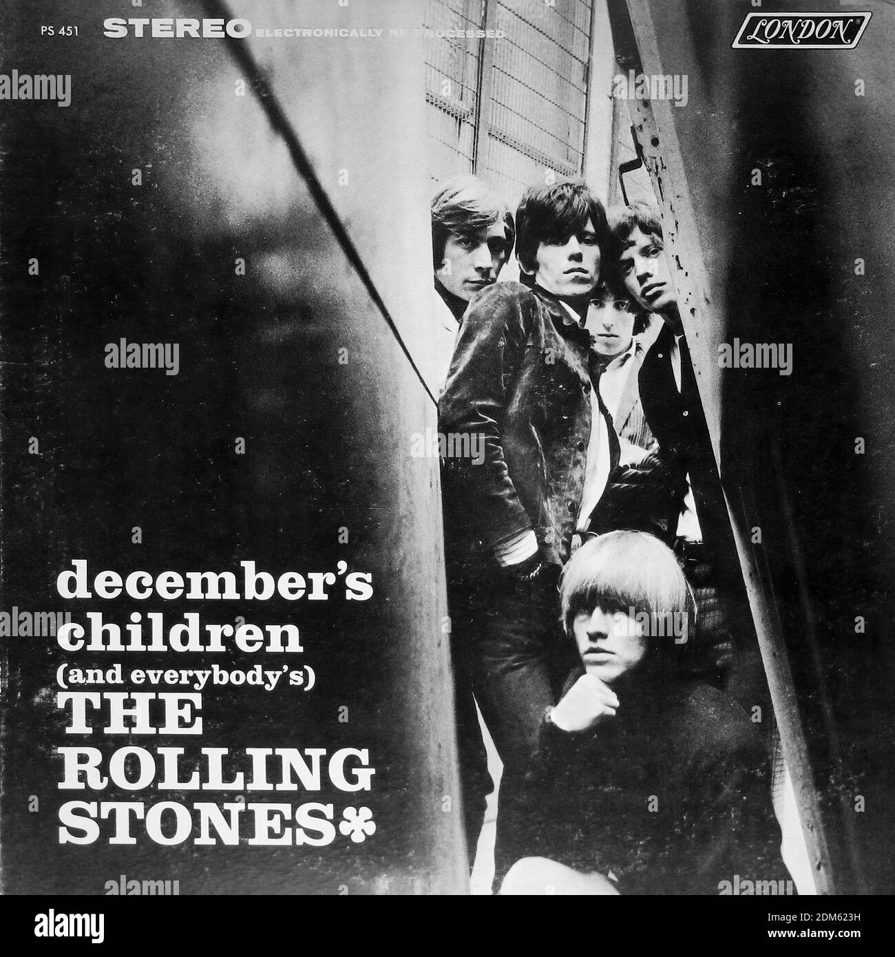 Rolling Stones Decembers Children - Vintage Vinyl Record Cover Stock ...