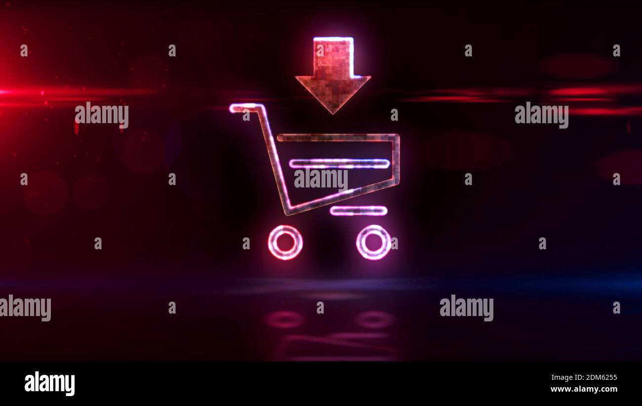 Shopping cart symbol, store, shop, business, retail and market icon ...