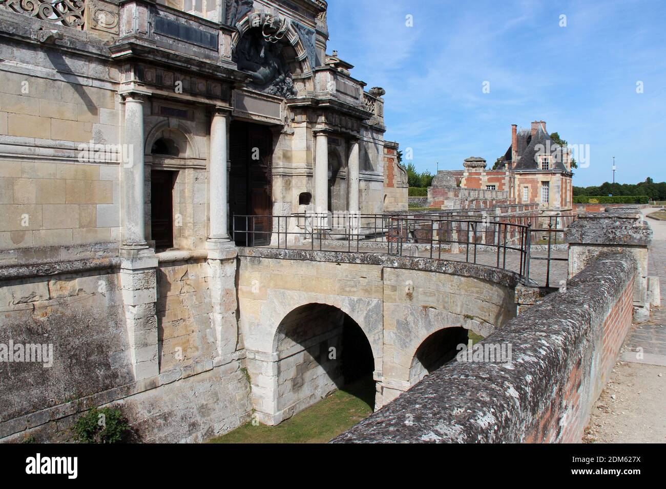 medieval and renaissance castle in anet in france Stock Photo - Alamy