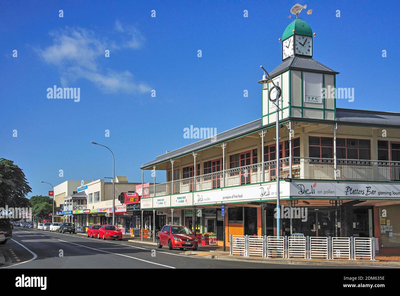 Clock Tower, Pollen Street, Thames, Coromandel Peninsula, Waikato ...