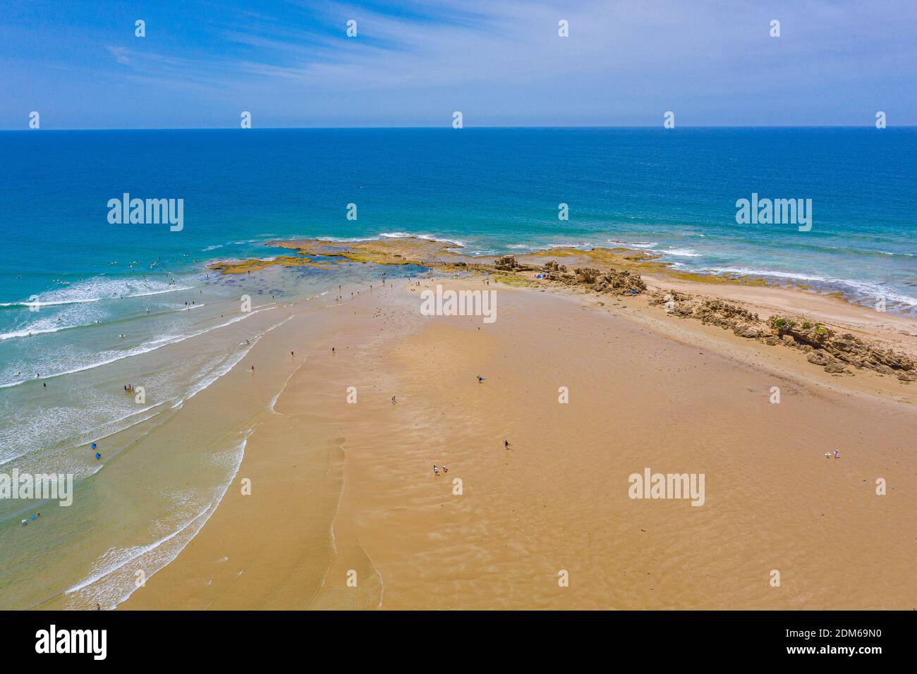 Aerial view of a beach at Anglesea in Australia Stock Photo - Alamy
