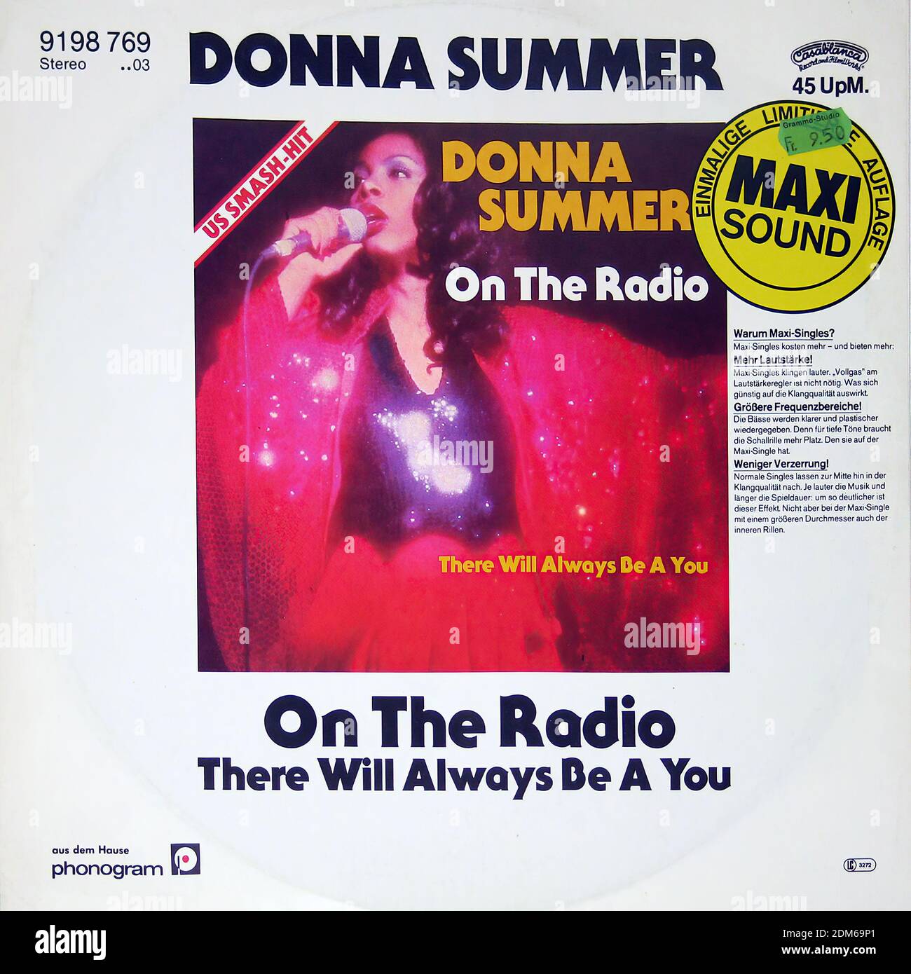 Donna Summer On The Radio There Will Always be a You Rare Cover ...