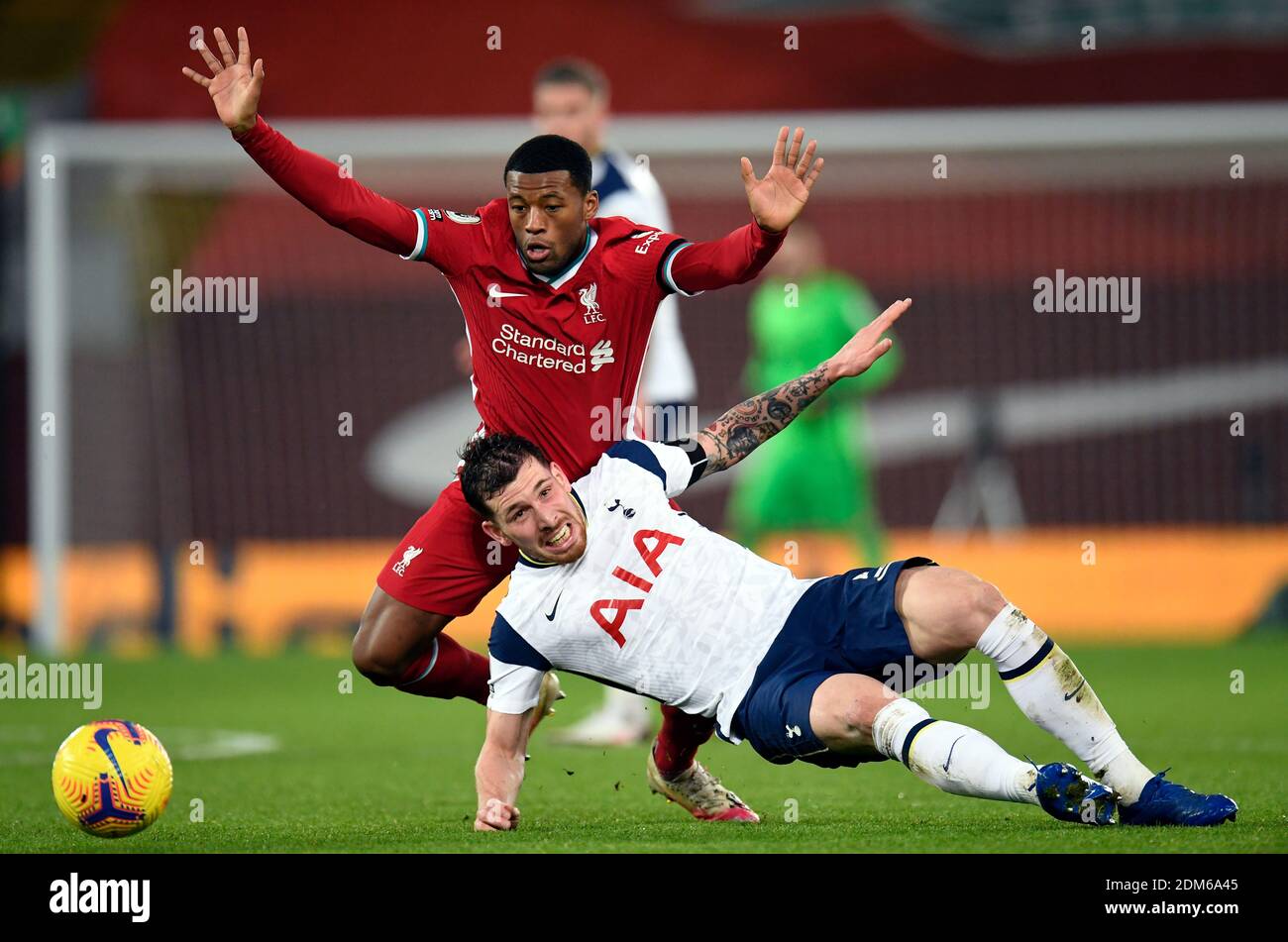 Liverpool's Georginio Wijnaldum and Tottenham Hotspur's Toby ...