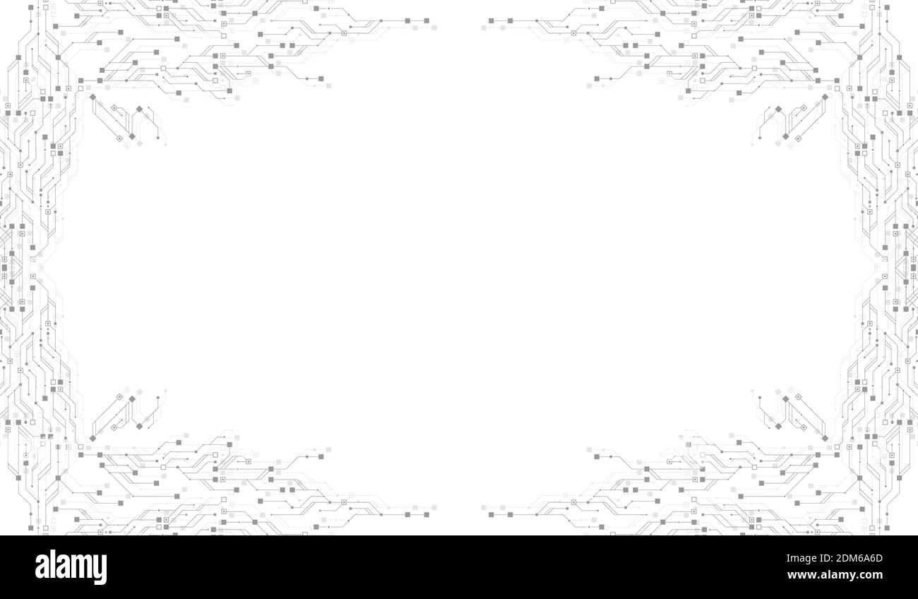 Circuit board design background. Abstract communication circuit board technology background with ...