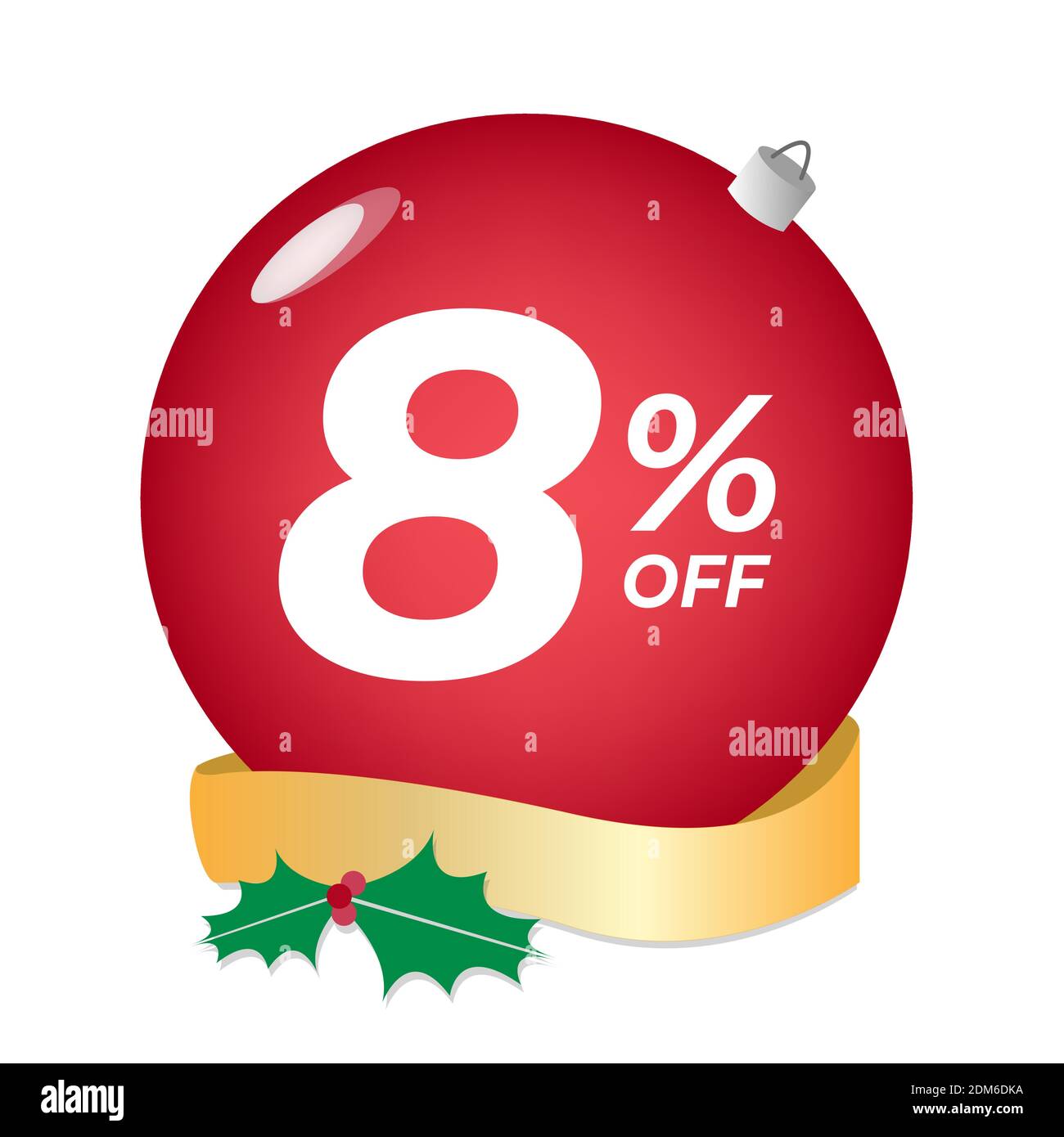 Number of red ornaments Stock Vector Images - Alamy