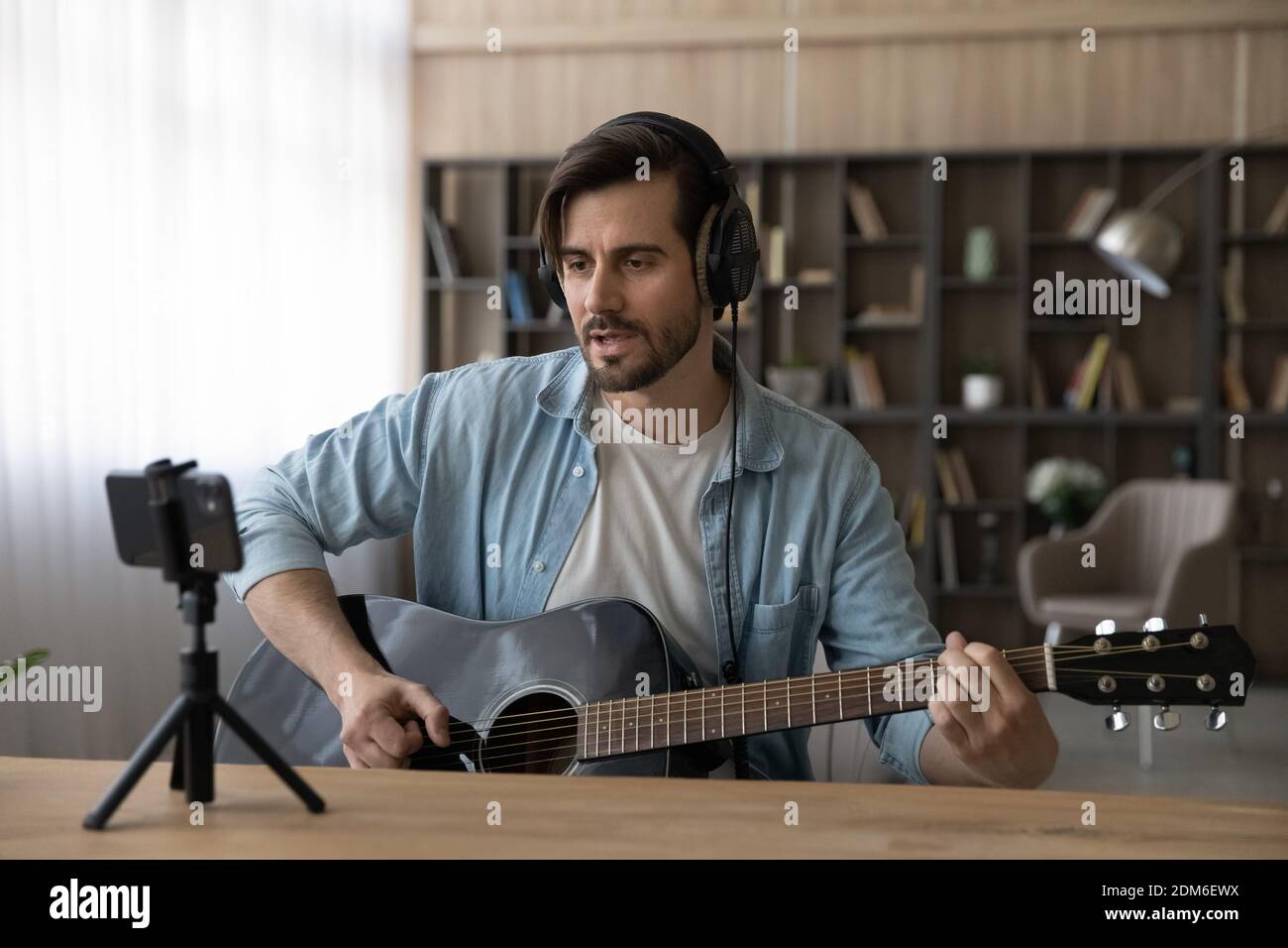 Video record lesson hi-res stock photography and images - Alamy