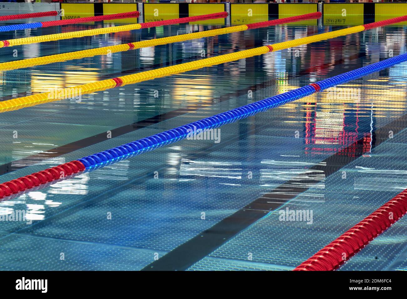 Swimming Pool Water With Lanes
