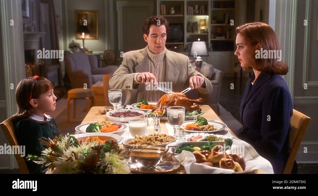 USA. Dylan McDermott , Mara Wilson and Elizabeth Perkins in a scene ...