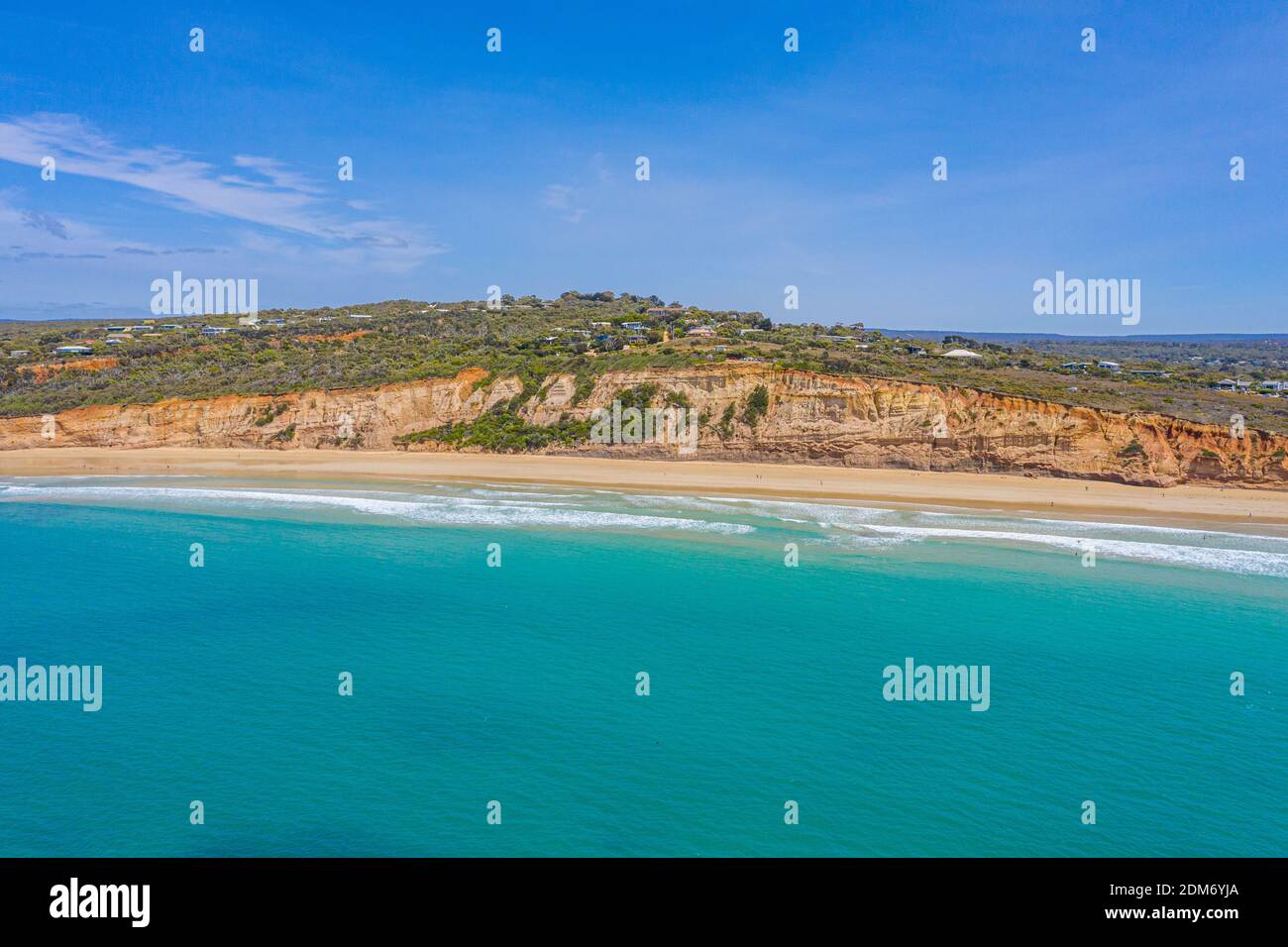 Aerial view of a beach at Anglesea in Australia Stock Photo - Alamy
