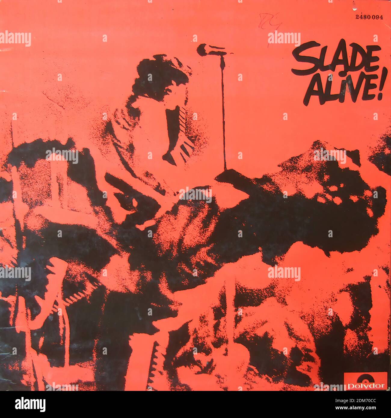 Slade - Alive! - Vintage vinyl album cover Stock Photo - Alamy