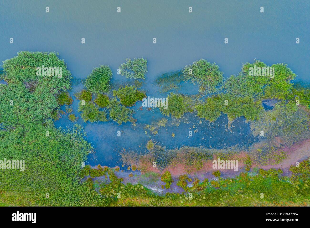 Sunset view over lake Colac in Australia Stock Photo - Alamy