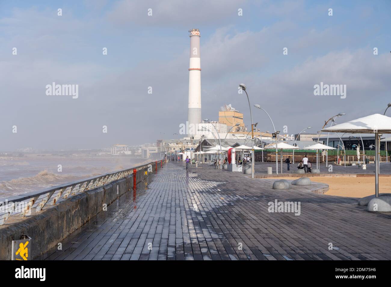 TEL AVIV, ISRAEL - DECEMBER 16: A view of the Reading Power Station ...
