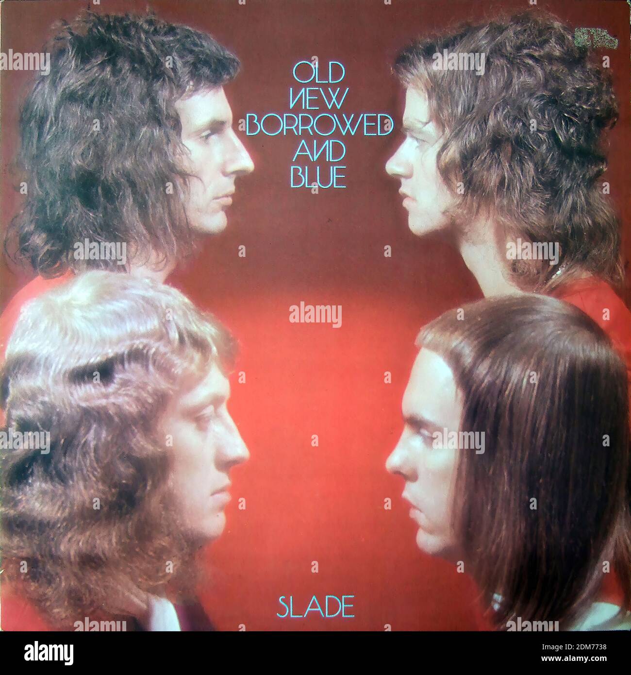 Slade - Old New Borrowed And Blue - Vintage vinyl album cover Stock Photo - Alamy