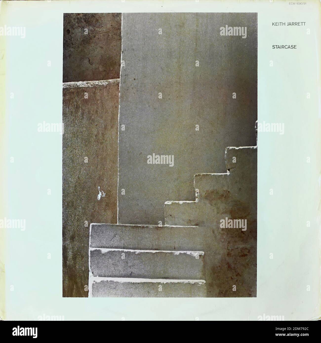 Keith Jarrett - Staircase, ECM 1090 91, 2Lp, 1976 1977 - Vintage vinyl album cover Stock Photo ...