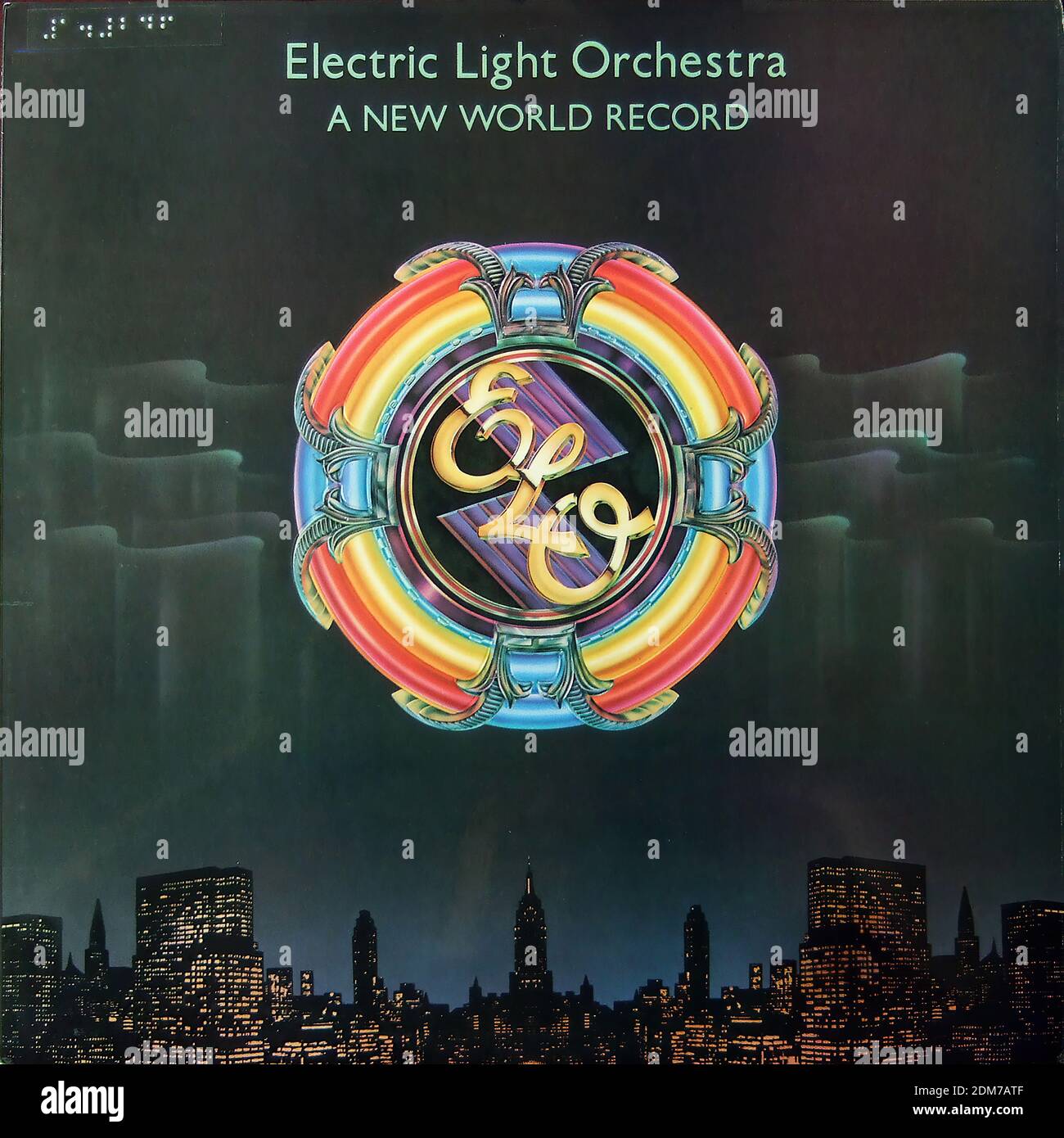 ELO - A New World Record - Vintage vinyl album cover Stock Photo - Alamy