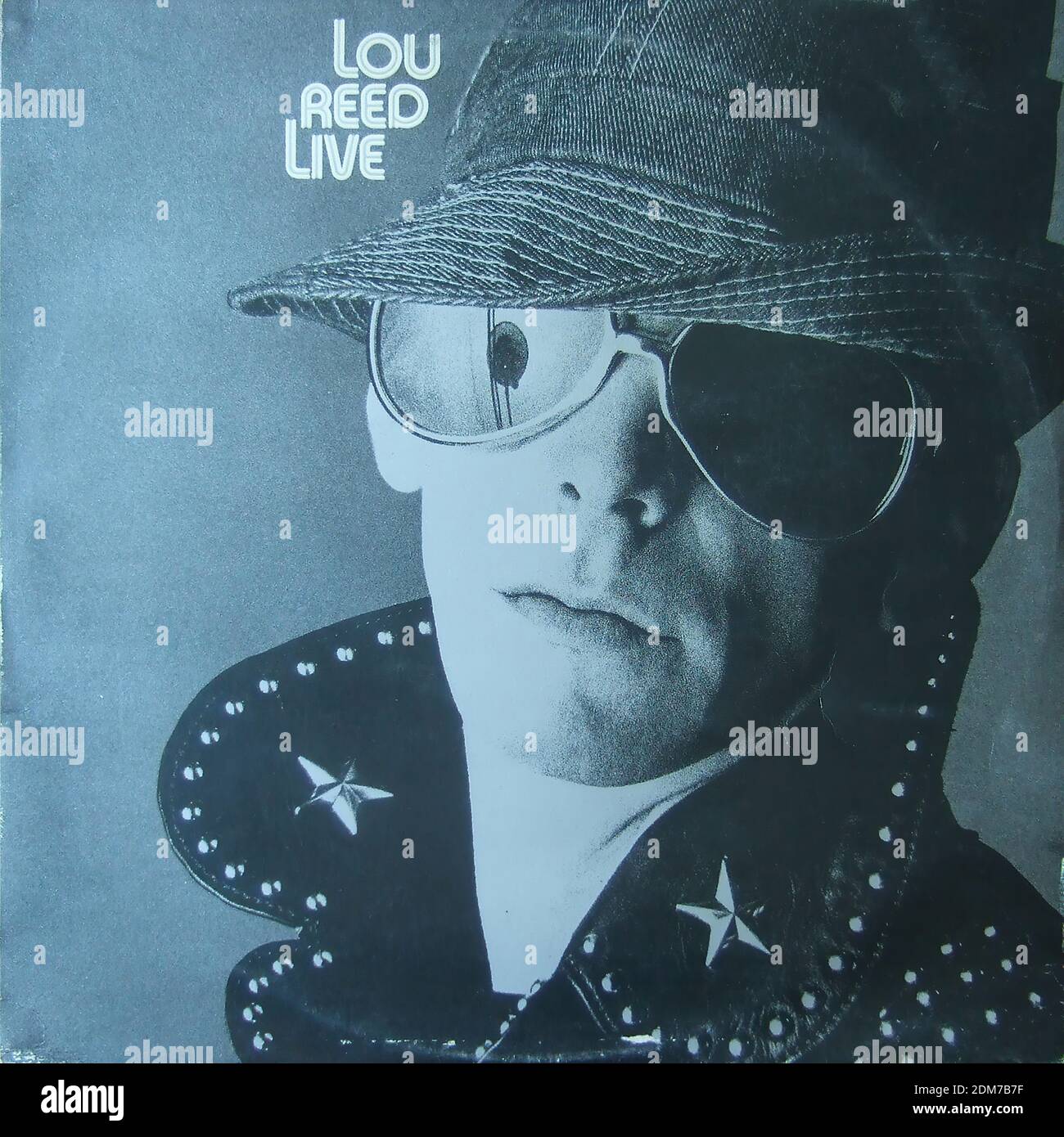 Lou Reed - Live - Vintage vinyl album cover Stock Photo - Alamy