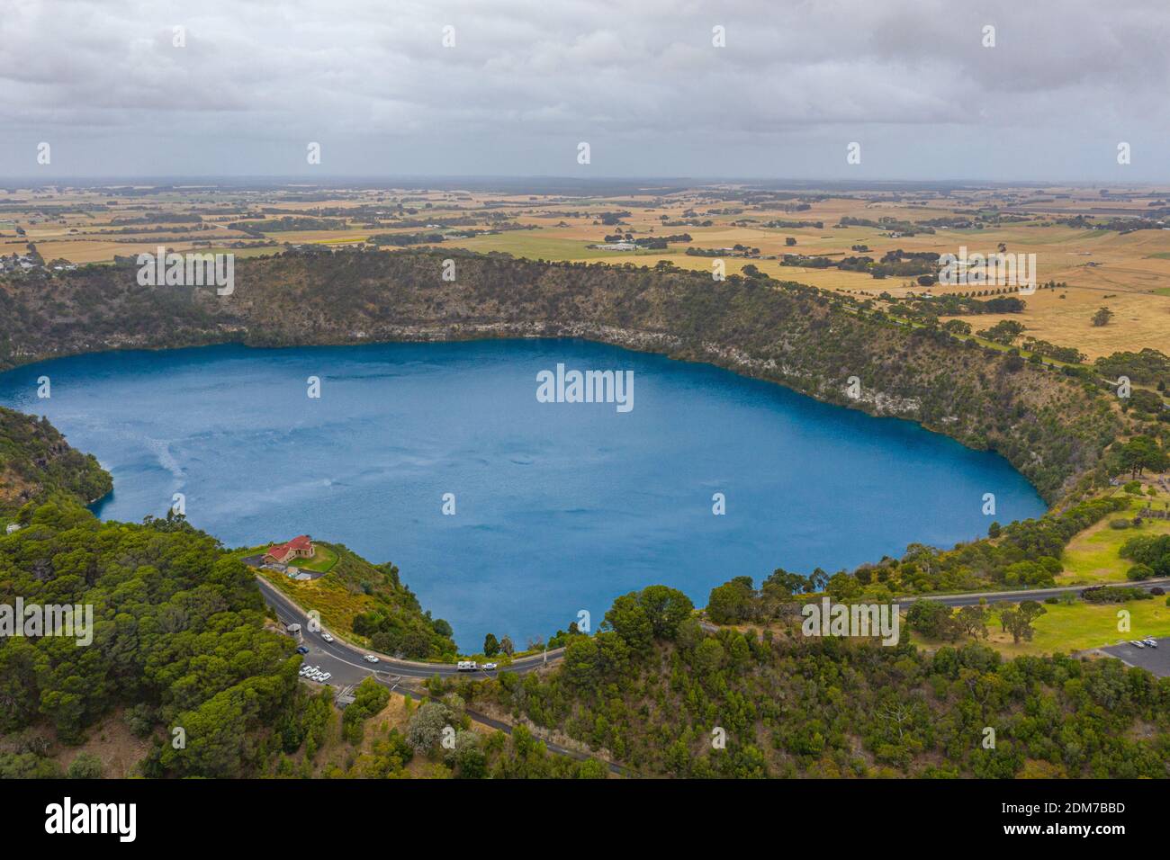 Blue lake at Mount Gambier in Australia Stock Photo - Alamy