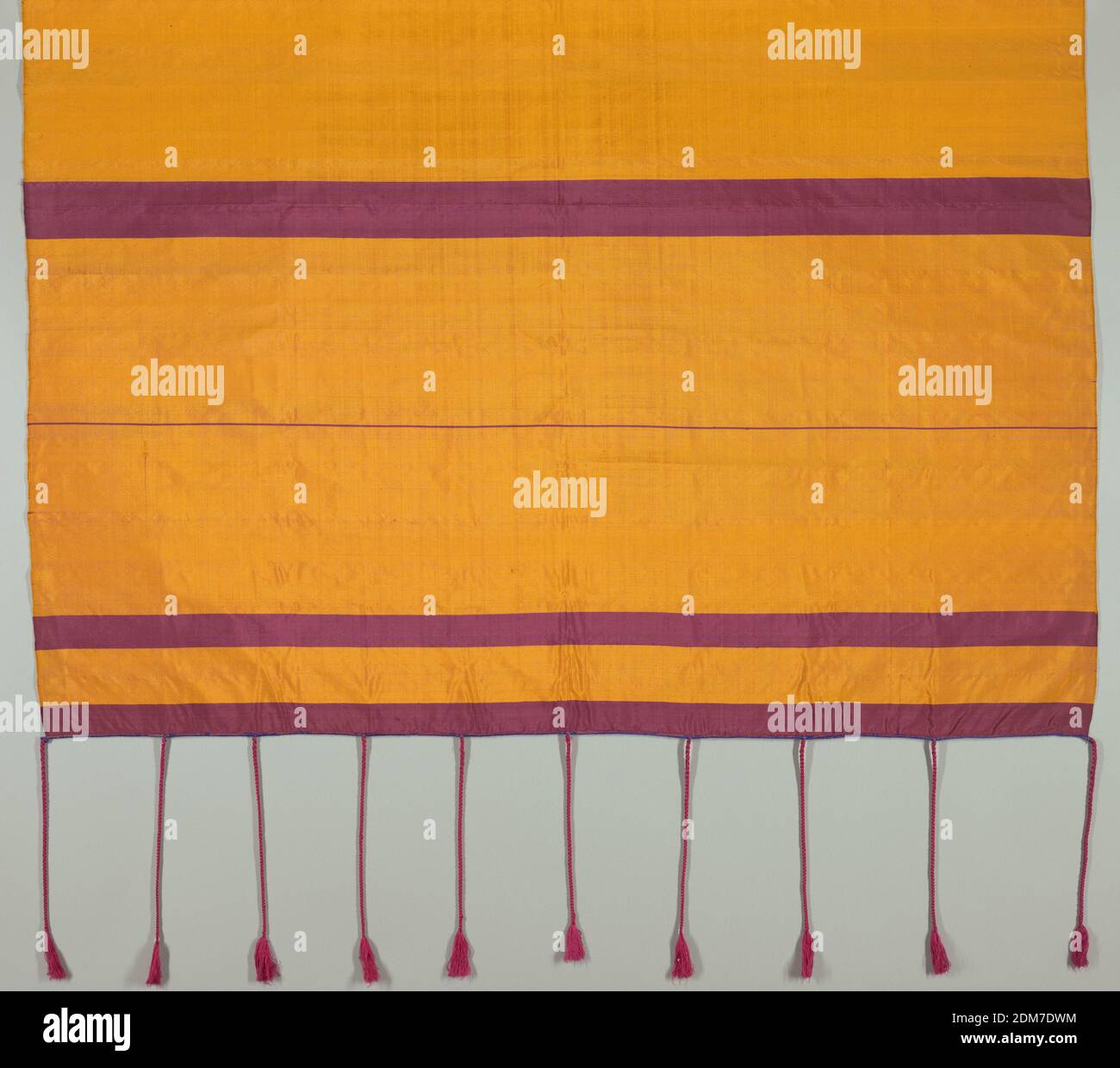 Head cloth, Medium: silk Technique: plain weave, Head cloth made of ...