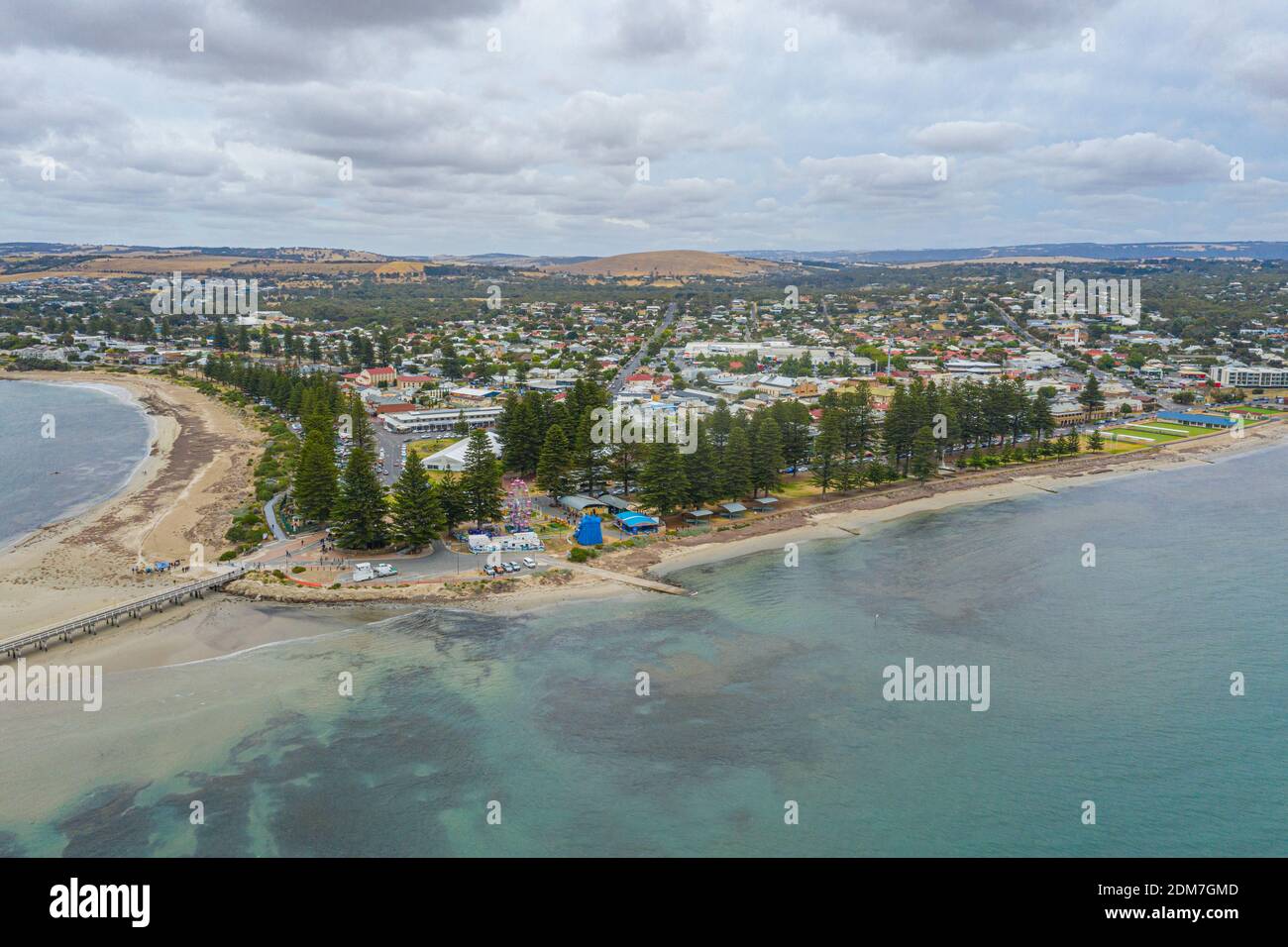 Aerial view of Victor Harbor in Australia Stock Photo - Alamy