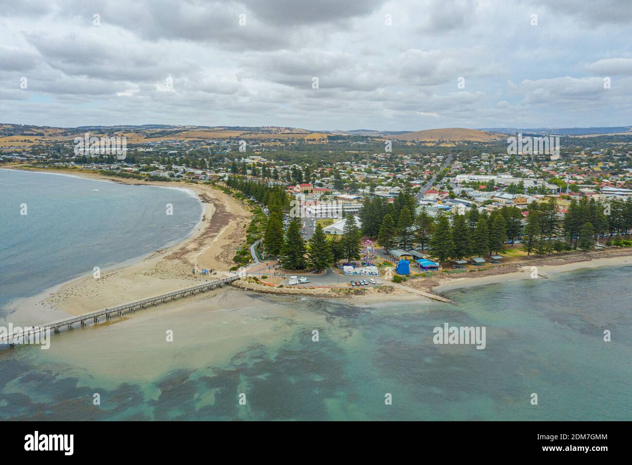Aerial view of Victor Harbor in Australia Stock Photo - Alamy