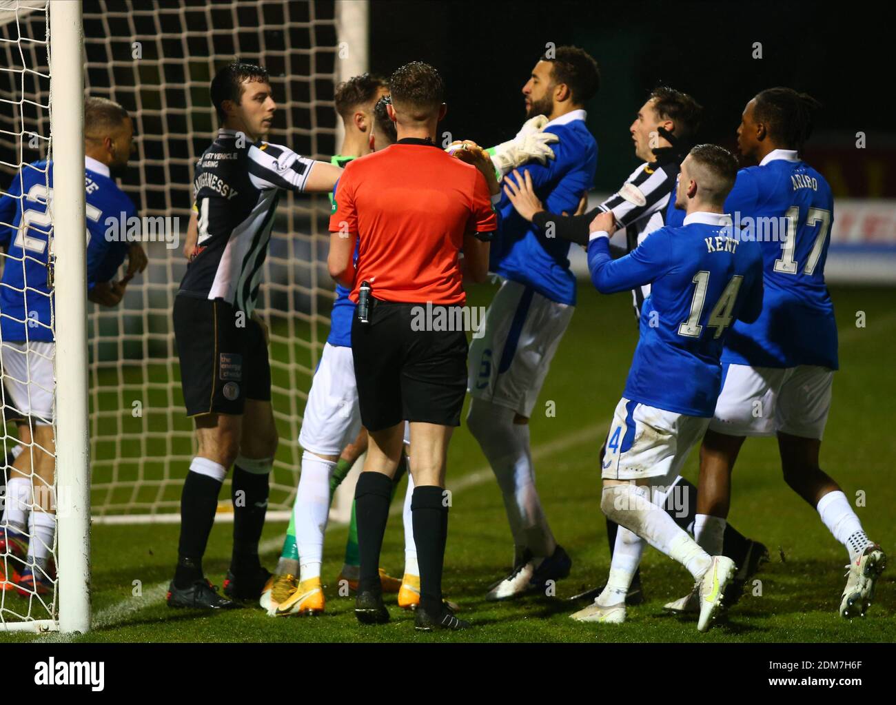 Players Arguing With Referee High Resolution Stock Photography and ...